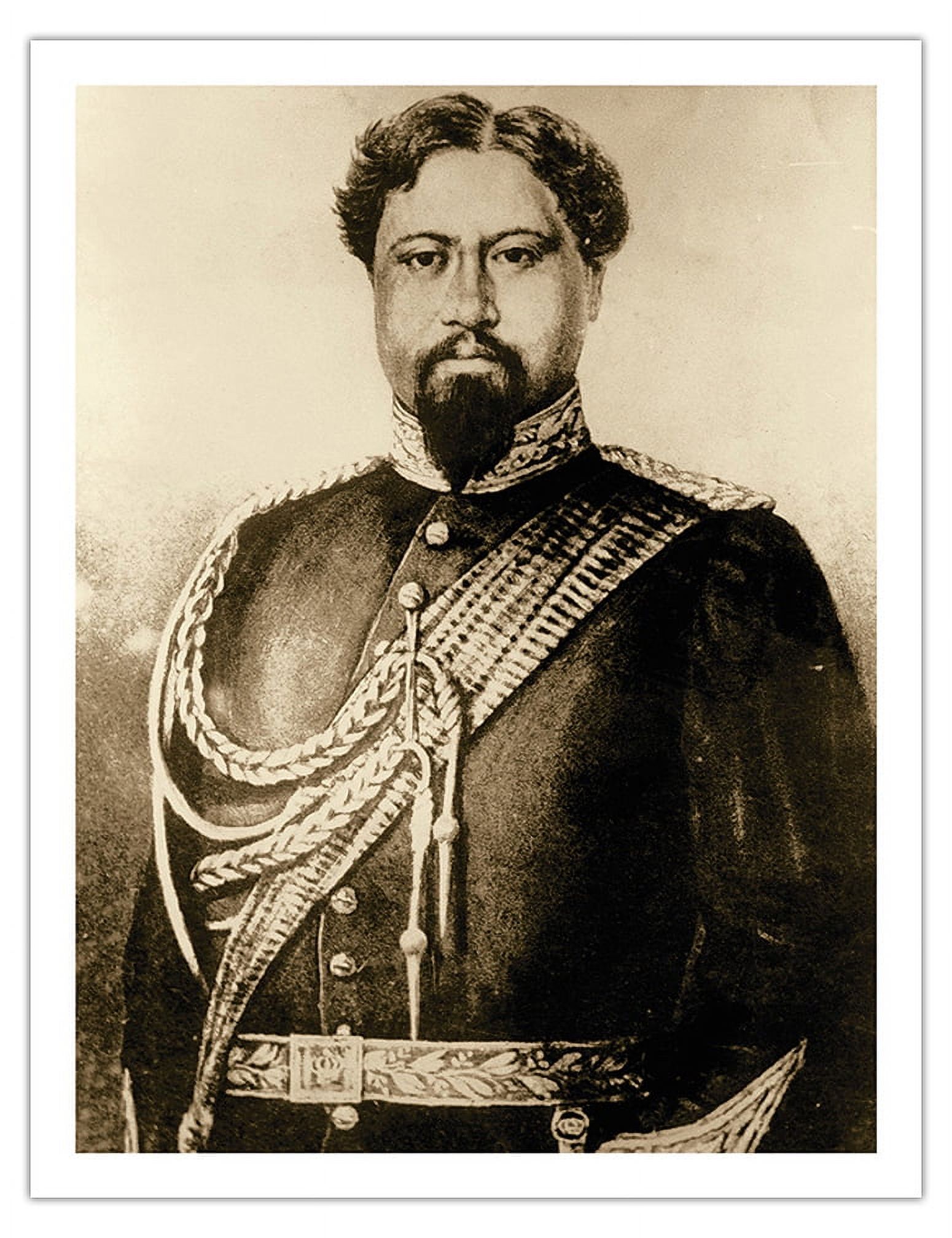 Kamehameha V - Portrait of the Hawaiian King (1830-1872) - Vintage ...
