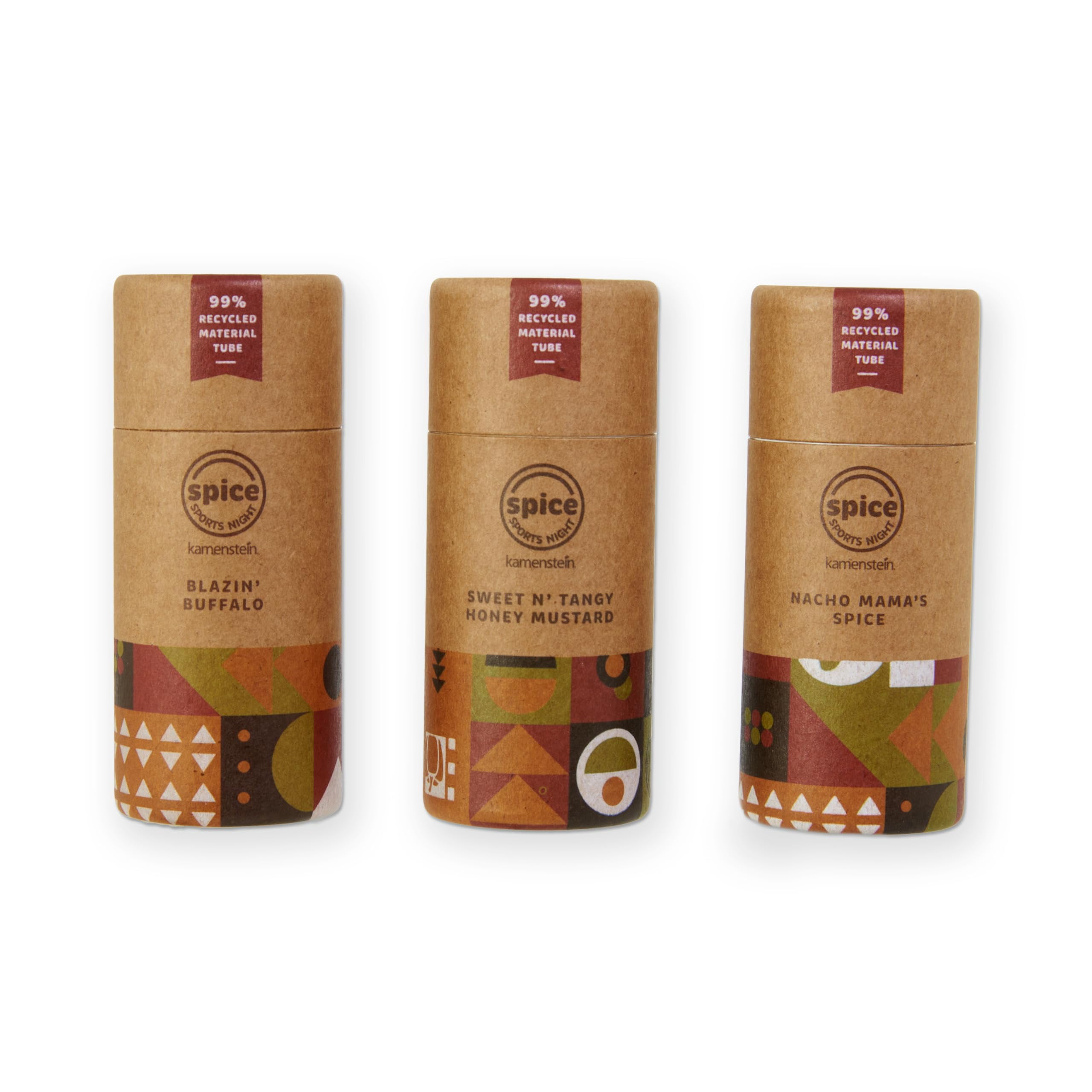 Kamenstein Kraft Paper Spice BDF32 Tube Set, Packaging made of 99 ...