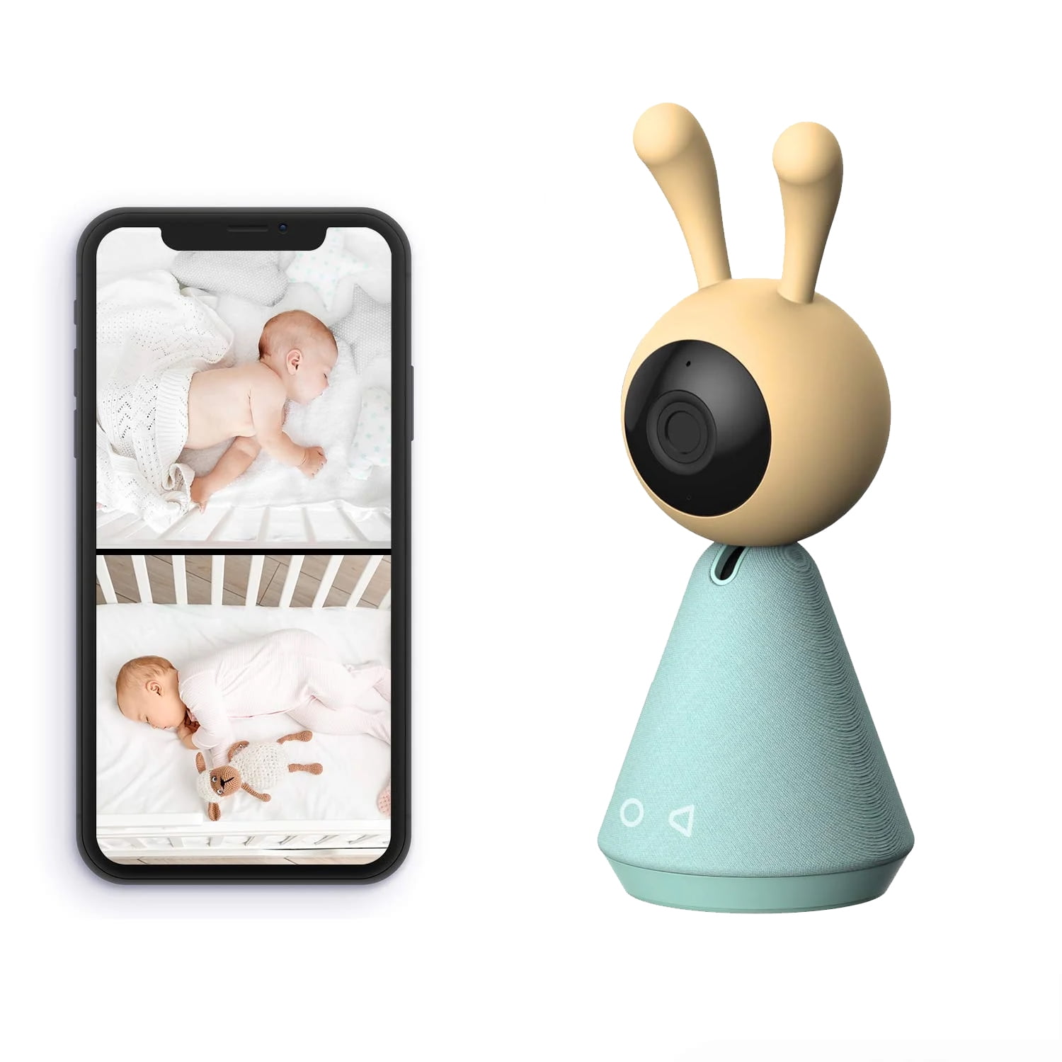 Kami Baby Monitor with Cameras Audio Video Smart, WiFi Smartphone Home ...