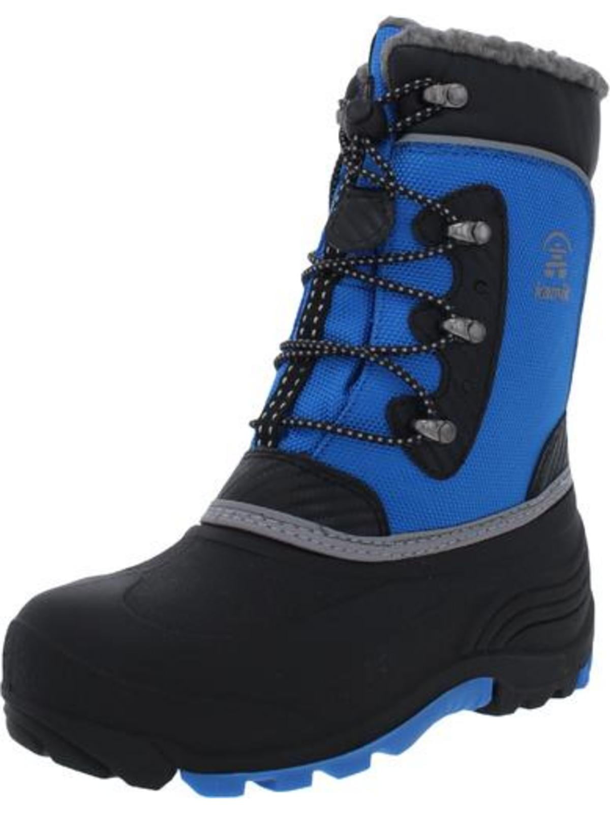 Kamik Boys Luke 3 Faux Fur Lined Waterproof Winter & Snow Boots ...
