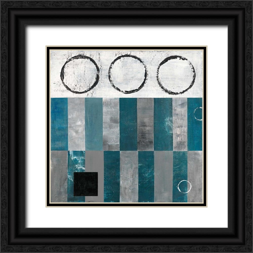 Kaminsky, Earl 26x26 Black Ornate Wood Framed with Double Matting ...
