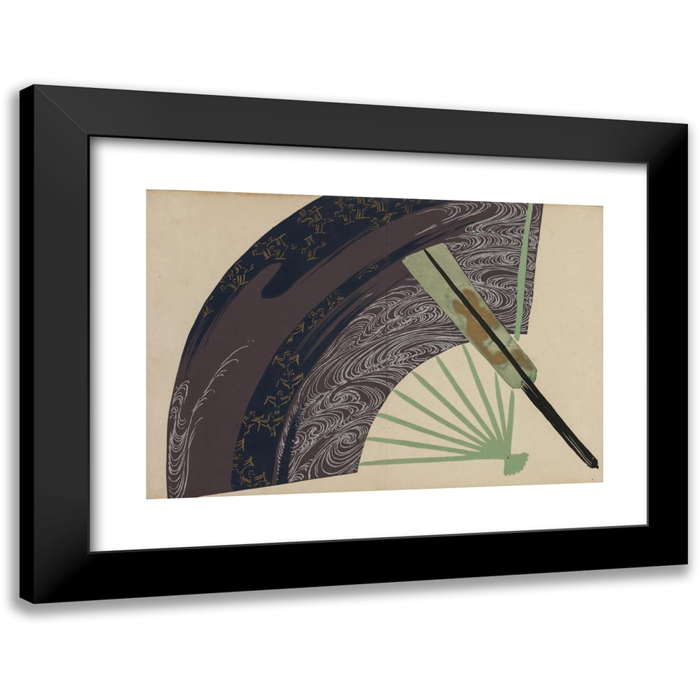 Kamisaka Sekka 24x18 Black Modern Framed Museum Art Print Titled ...