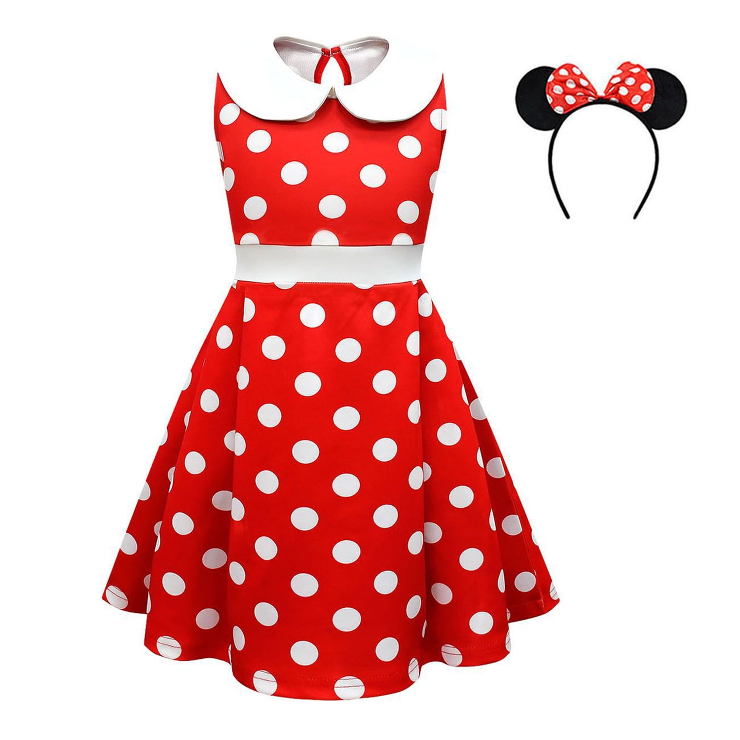 Kamo Toddler Little Girls Polka Dots Fancy Dress Halloween Costume ...