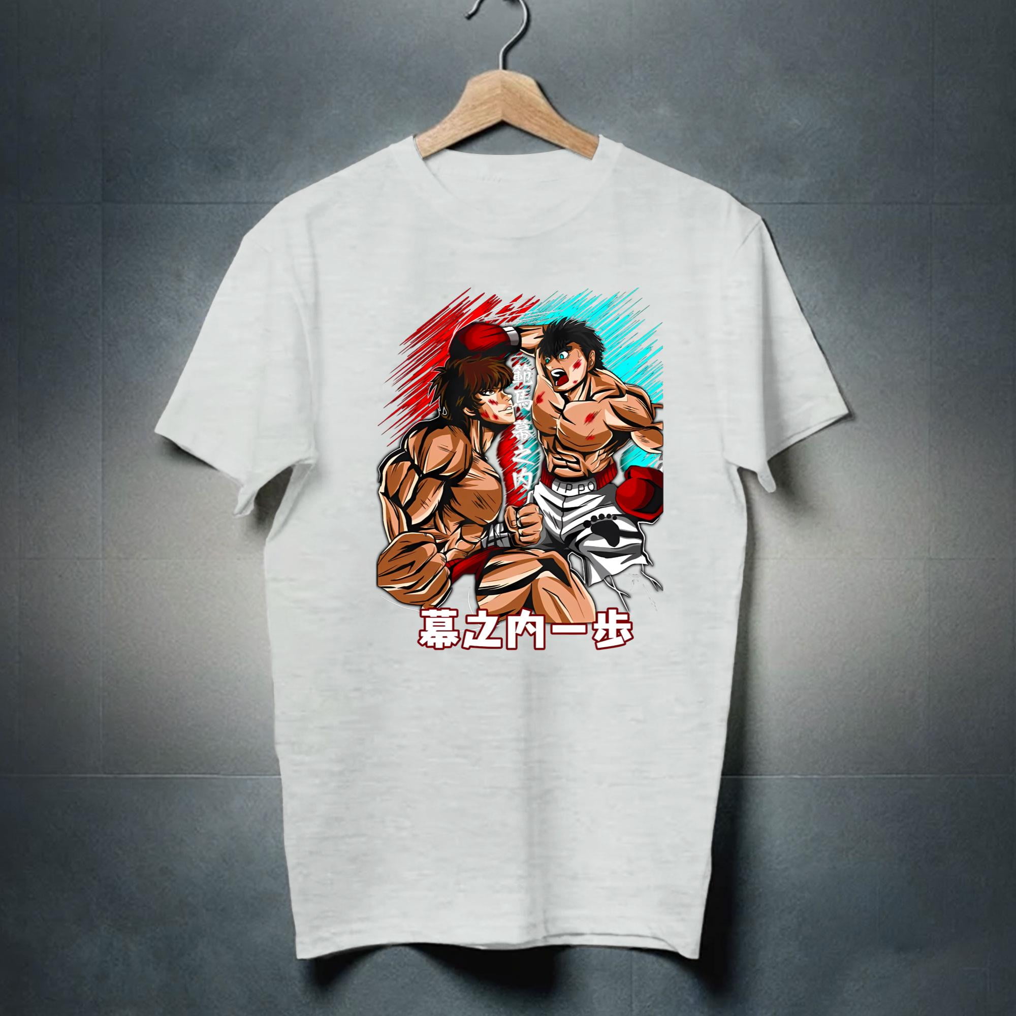 Kamogawa Boxing Gym Ippo vs. Baki T-shirt All Size Ippo Baki Anime ...