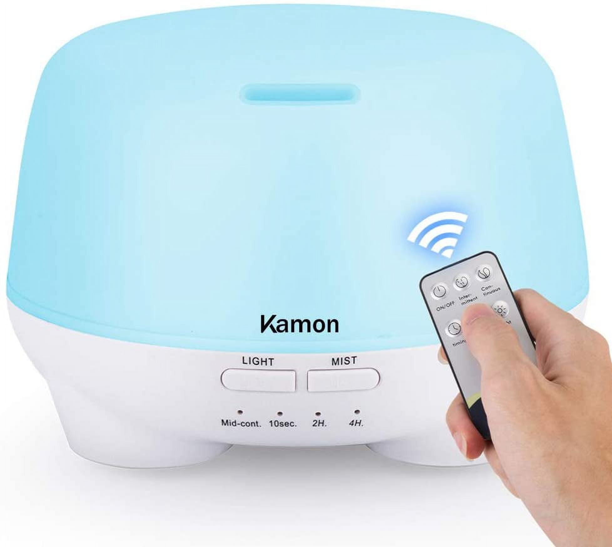 Kamon Aroma Essential Oil Diffuser, 500ml Ultrasonic Humidifier, Air ...