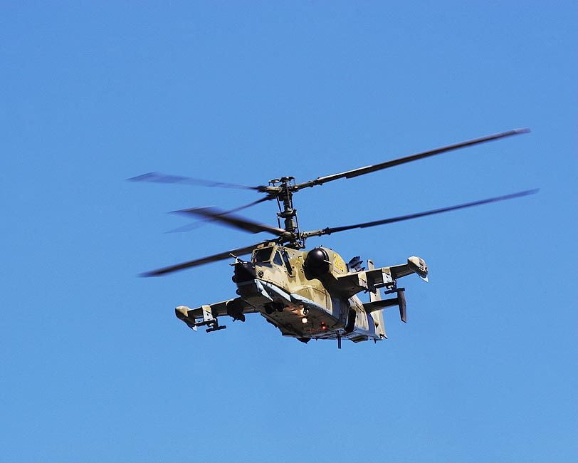 Kamov KA-50 Soviet Russian Helicopter Style - C - 12x18 Inch Laminated ...