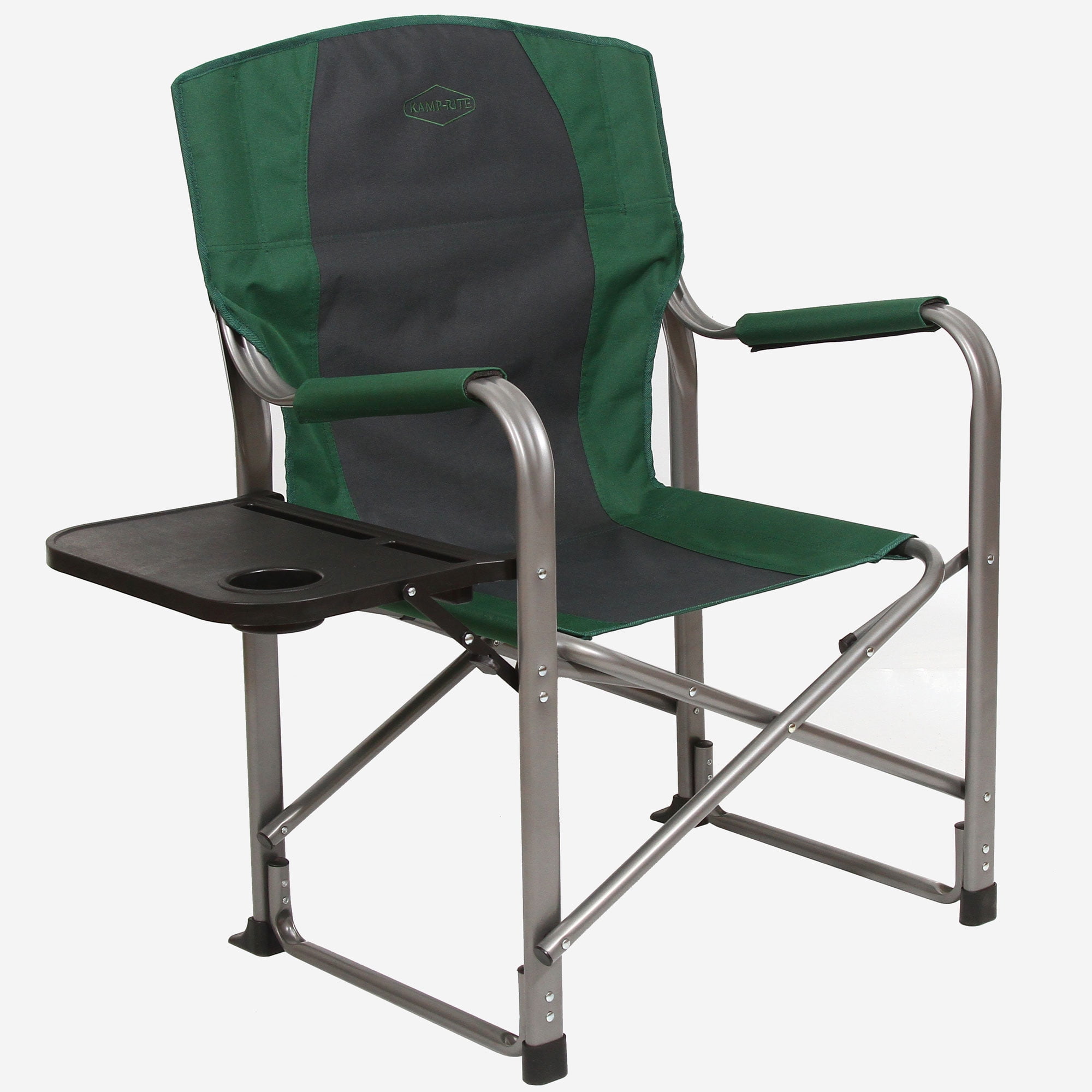 Kamp-Rite Director's Chair, Outdoor Folding Chair with Side Table ...