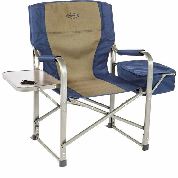 Kamp-Rite Director's Chair with Side Table and Cooler, 225 lb. Weight ...