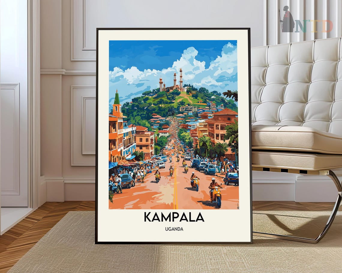 Kampala Poster, Kampalakampala Print, Kampala Photo, Kampala Poster ...