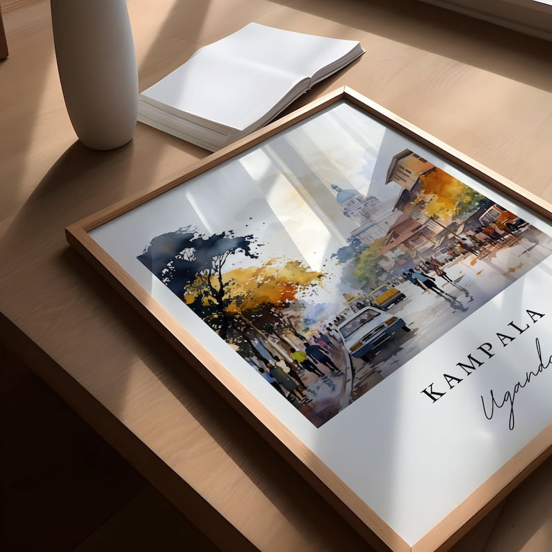Kampala Uganda Wall Art, Kampala Poster, Uganda Wedding or Birthday ...