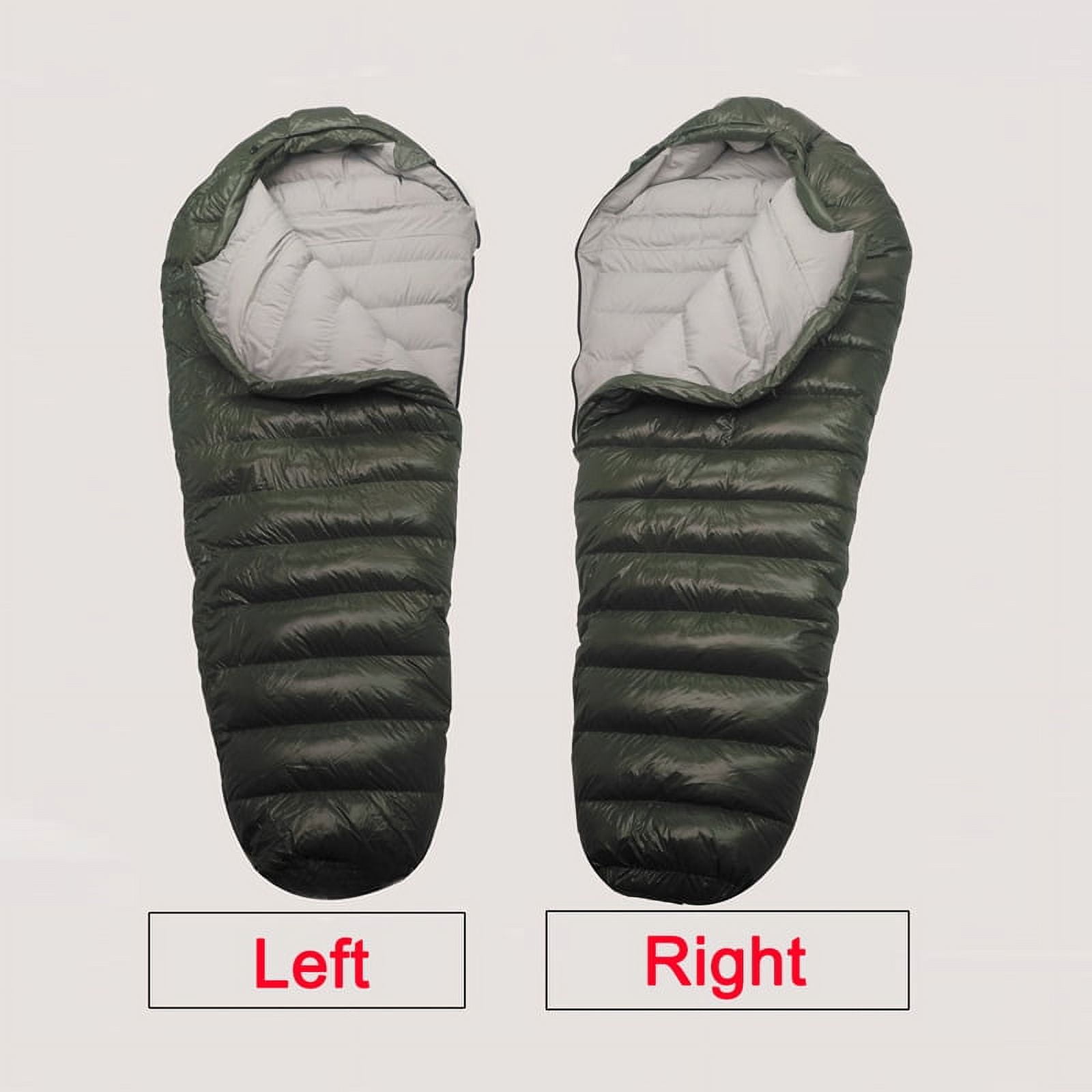 Kamperbox AM1000 20 F Mummy Winter Sleeping Bag, Grey Duck Down ...