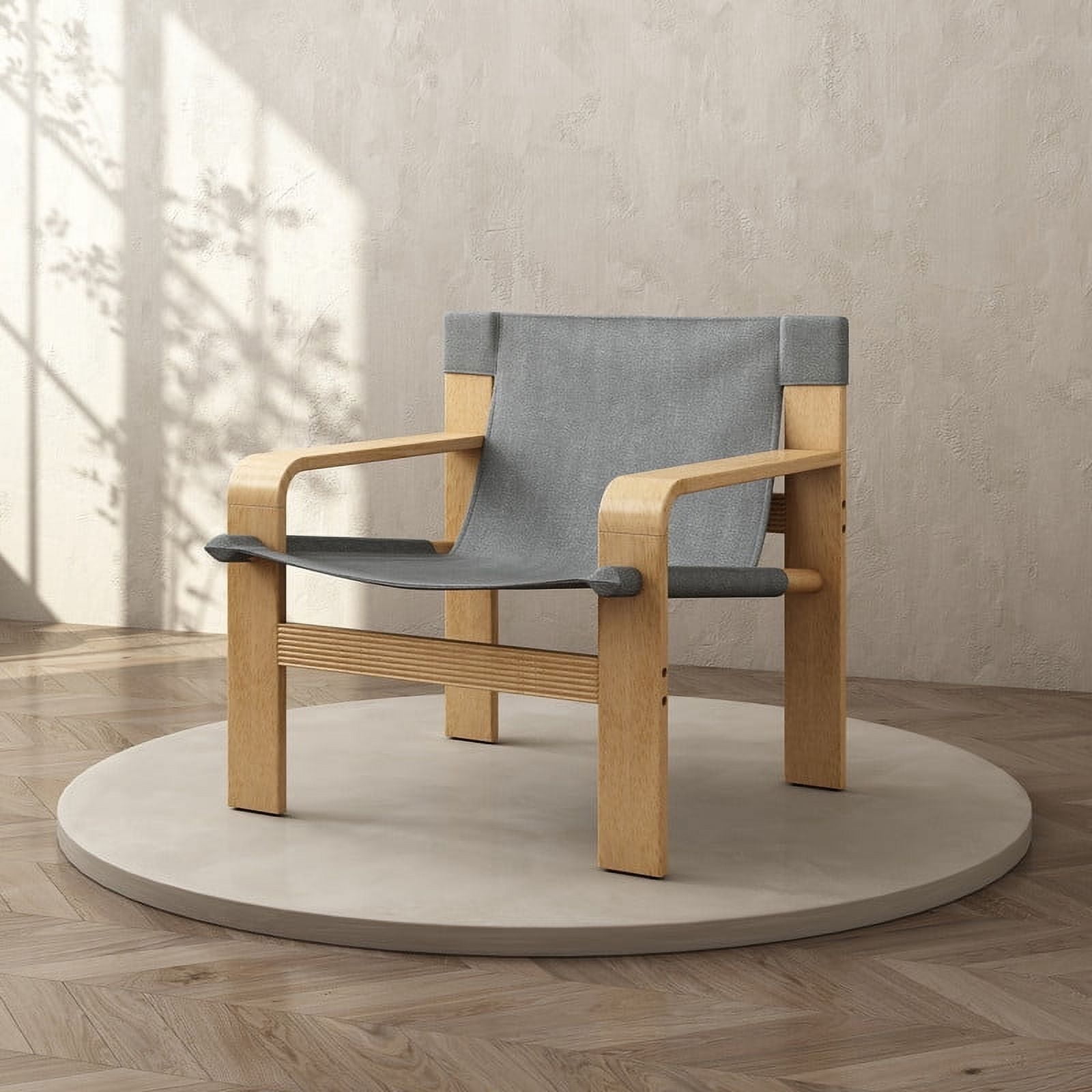 Kamsly Modern Accent Chair with Wide Armrest & Wood Frame, Detachable ...