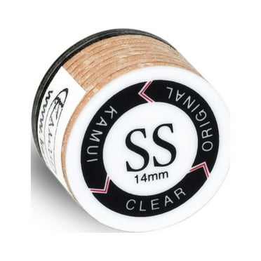 Kamui Clear Black Laminated Pool Billiard Cue Tip - Walmart.com