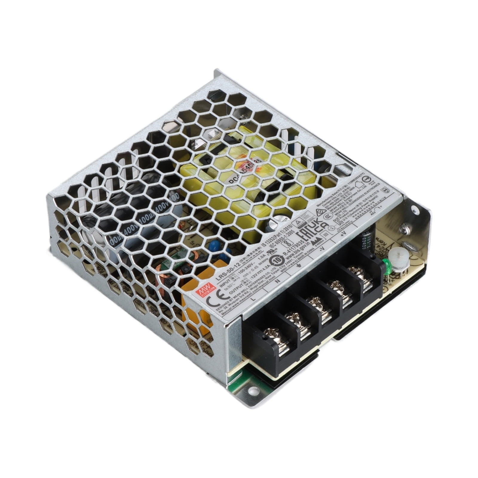 KanGsedo 12V 50W High Eff, Low Profile MEAN WELL LRS-50-12 Power Supply for Industrial ...