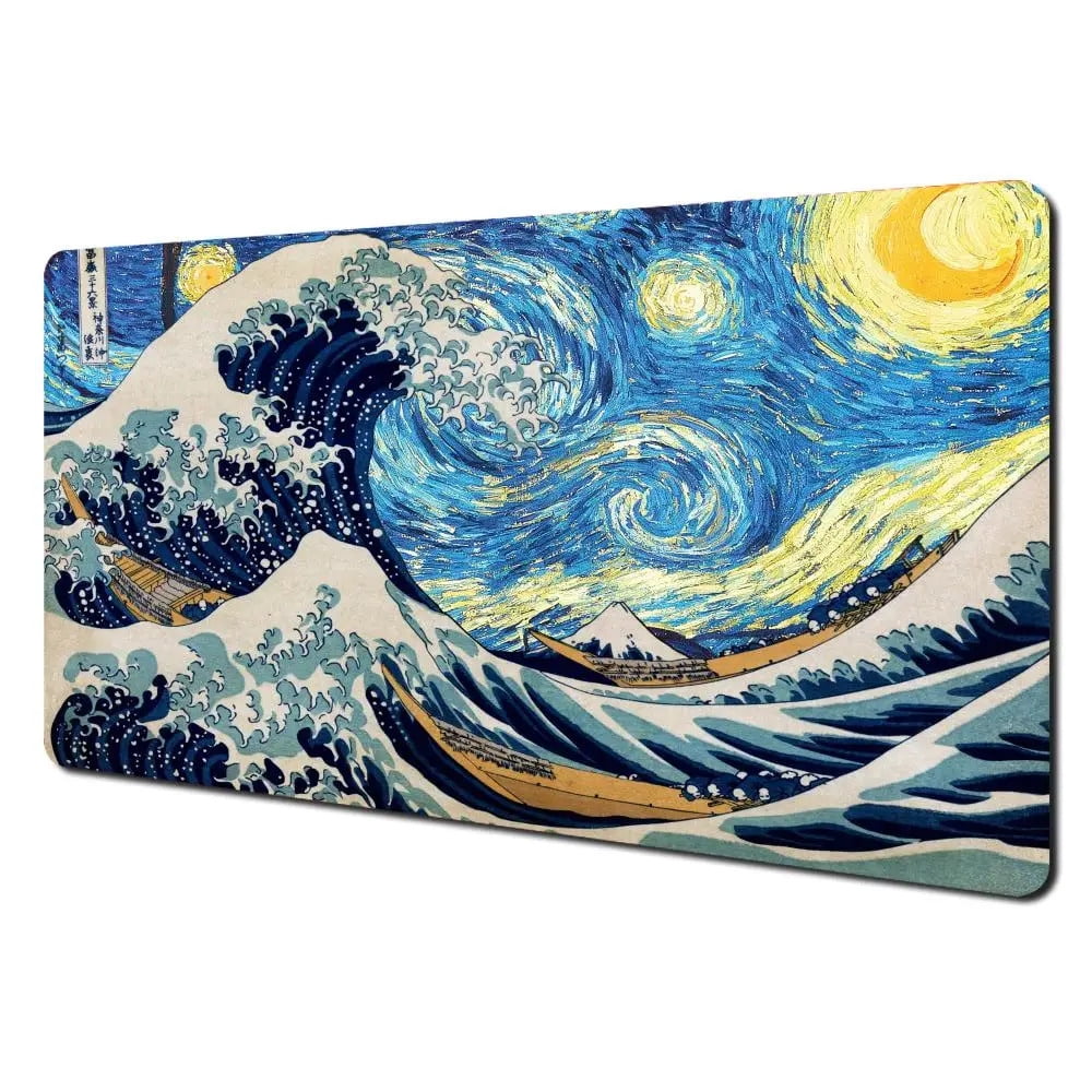 Kanagawa Art Wave mouse pad anime mousepad gaming mats desk mat pc ...
