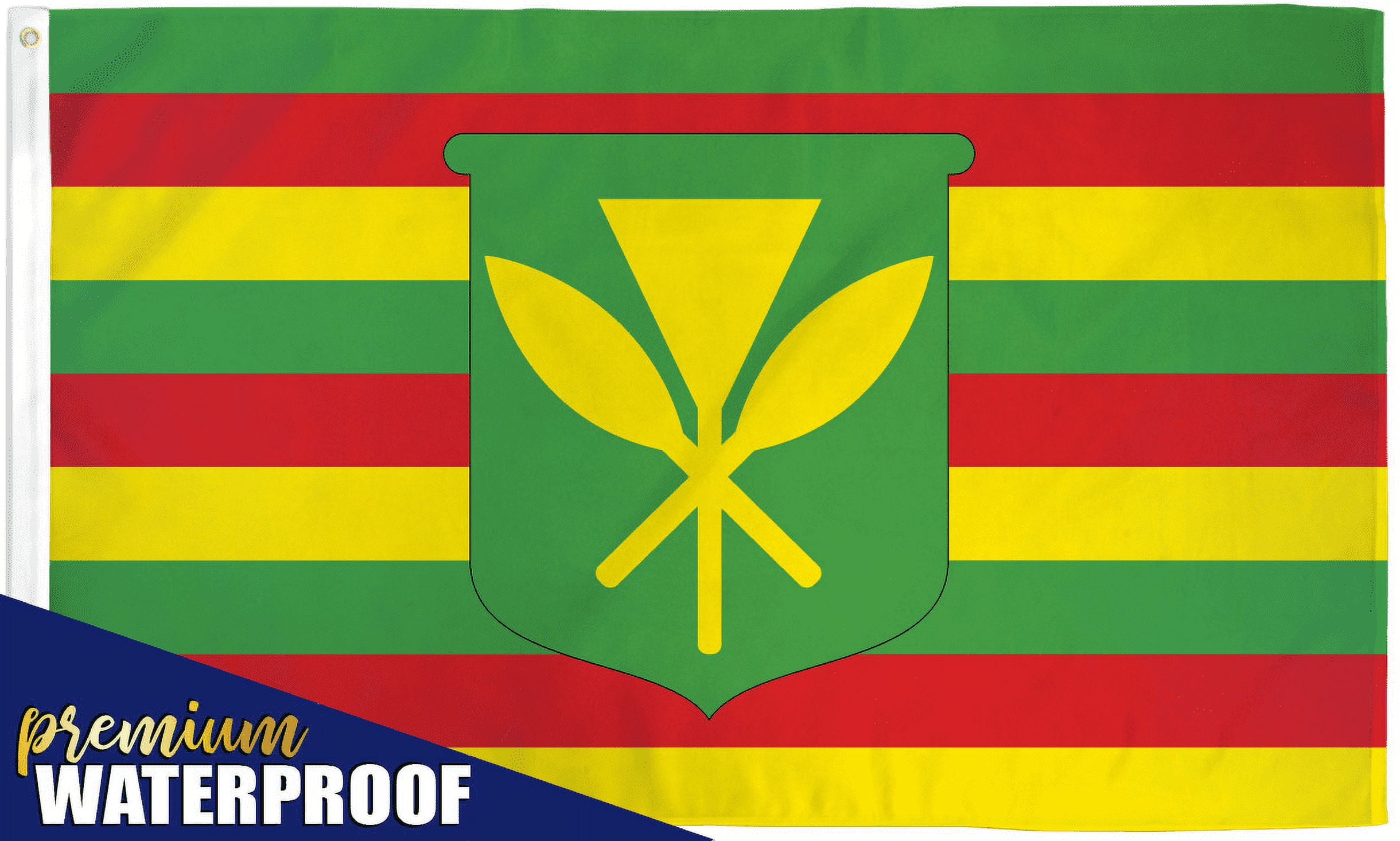 Kanaka Maoli Flag 3x5ft Hawaiian Sovereignty banner HI Aloha USA State ...