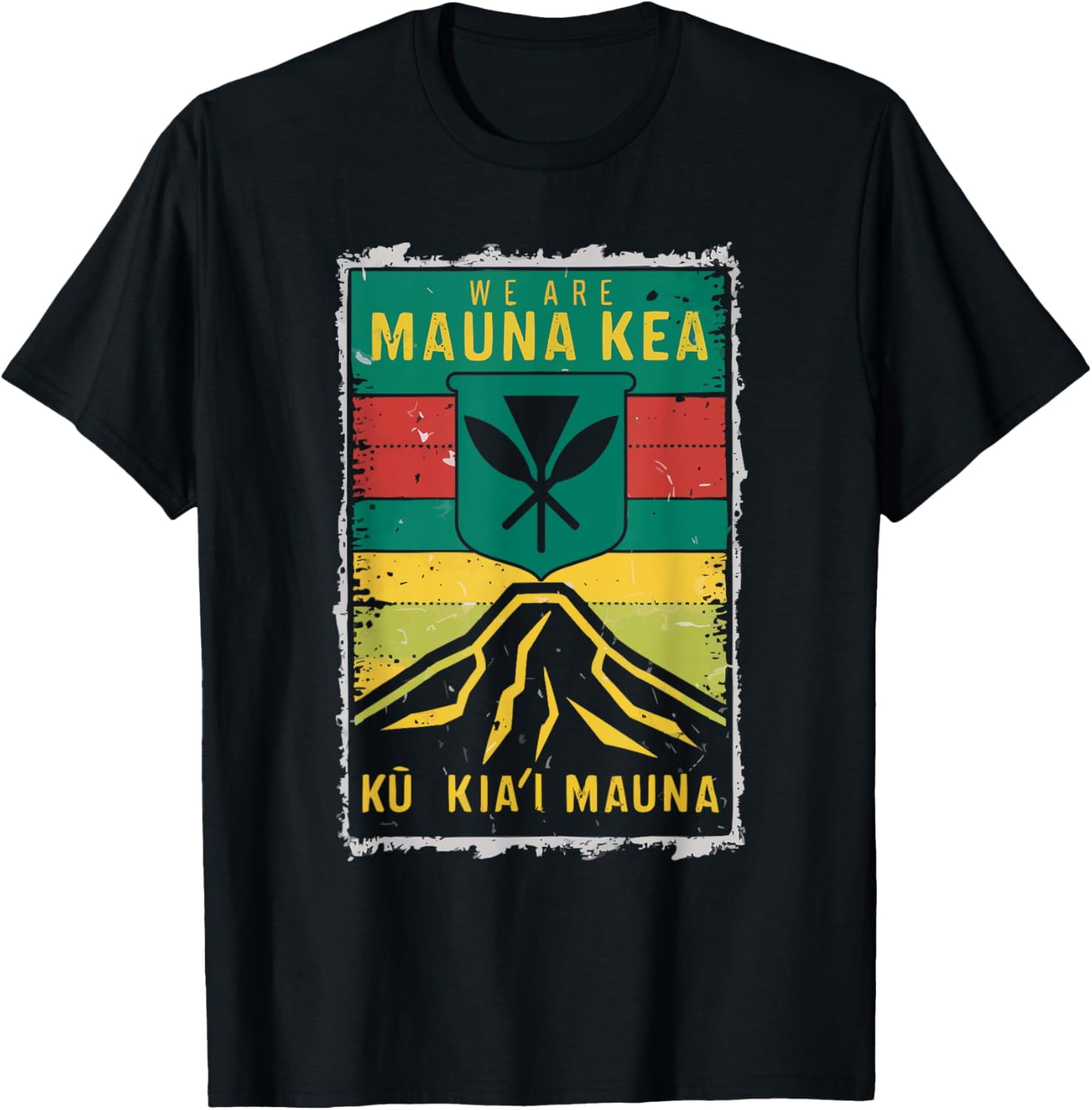 Kanaka Maoli Native Hawaiian Islands Hawaii Flag T-Shirt - Walmart.com