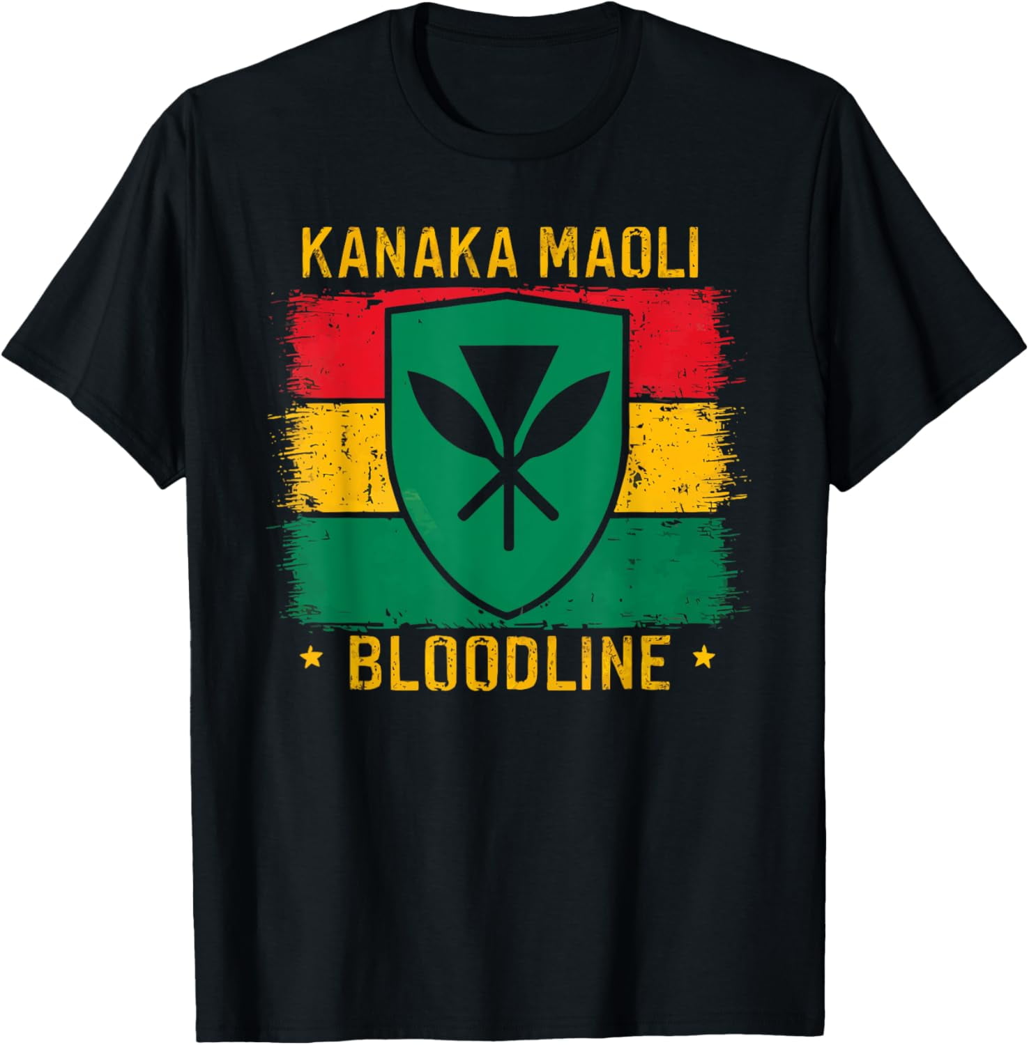Kanaka Maoli Native Hawaiian Islands Hawaii Flag T-Shirt - Walmart.com