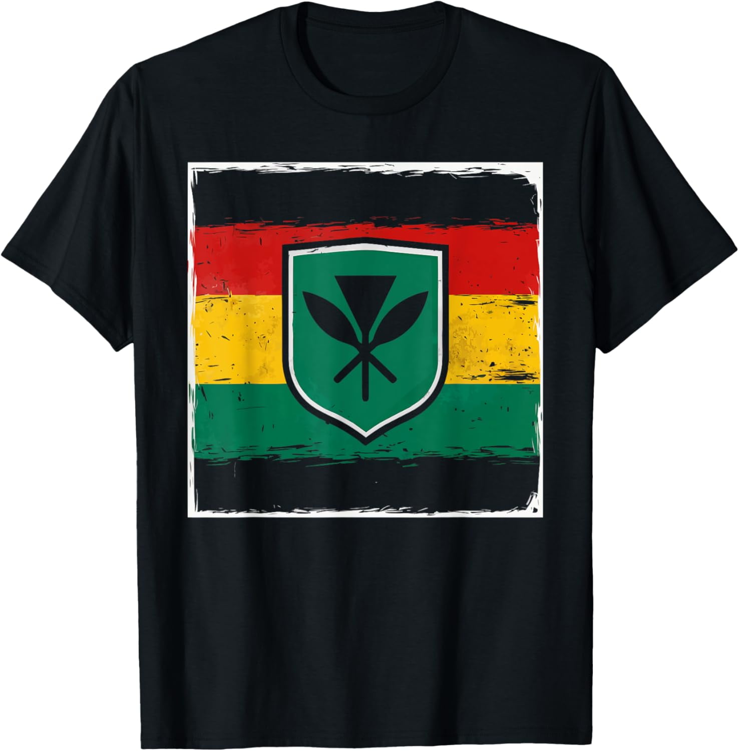 Kanaka Maoli Native Hawaiian Islands Hawaii Flag T-Shirt - Walmart.com