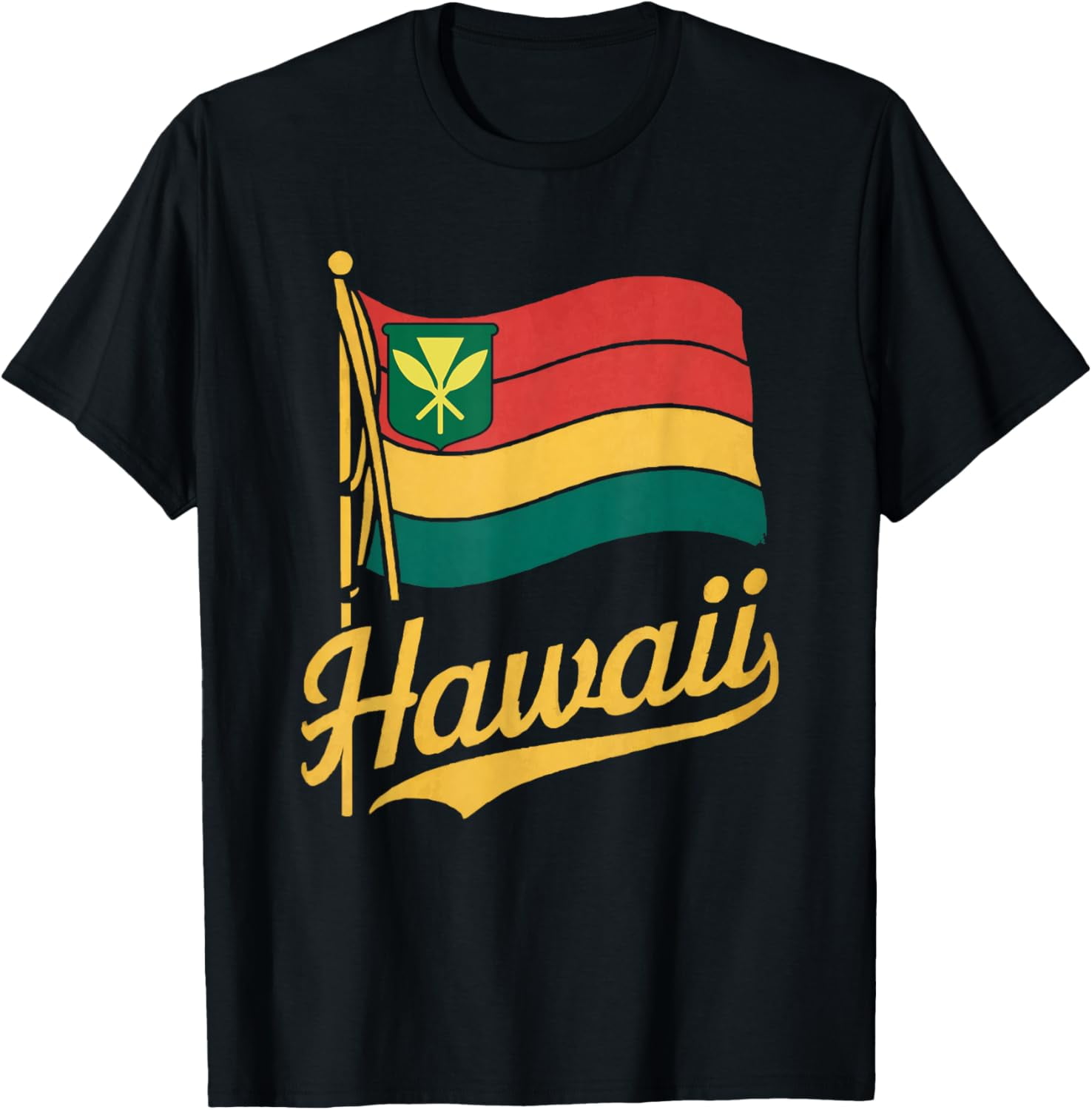 Kanaka Maoli Native Hawaiian Islands Hawaii Flag T-Shirt - Walmart.com