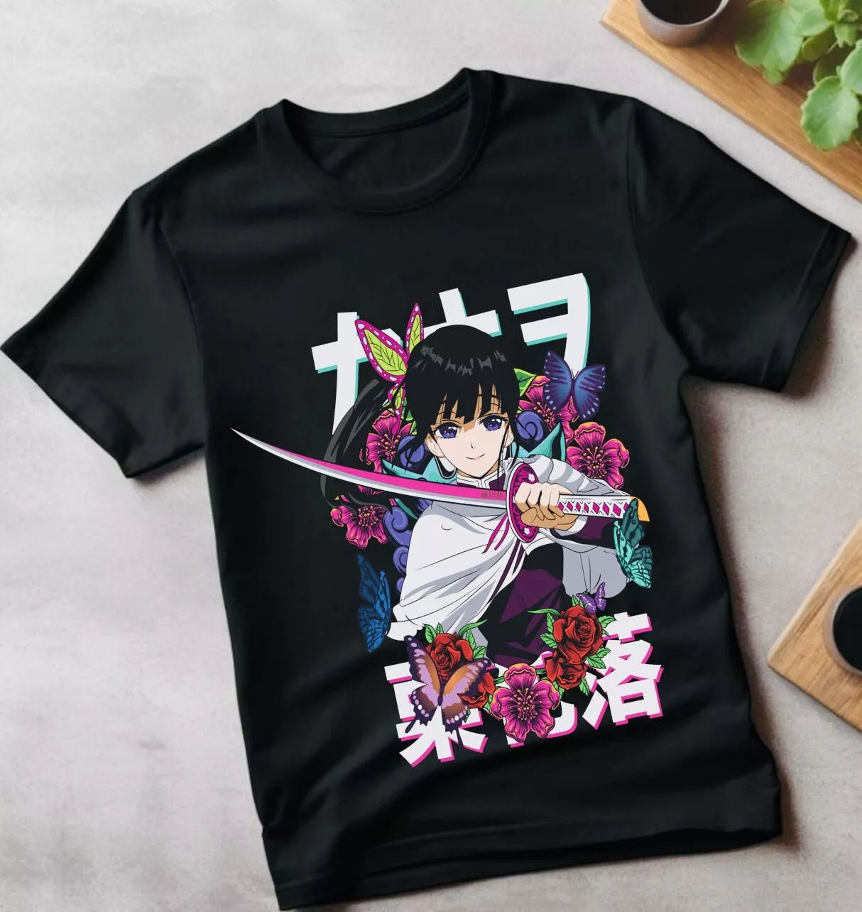 Kanao Tsuyuri Waifu Girl T Shirt, Demon Slayer KNY Japanese Manga Anime ...