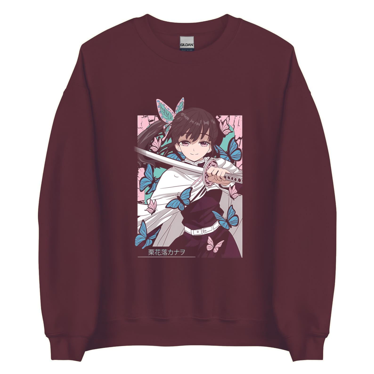 Kanao Tsuyuri Waifu Girl T Shirt, Demon Slayer KNY Manga Kids Heavy ...