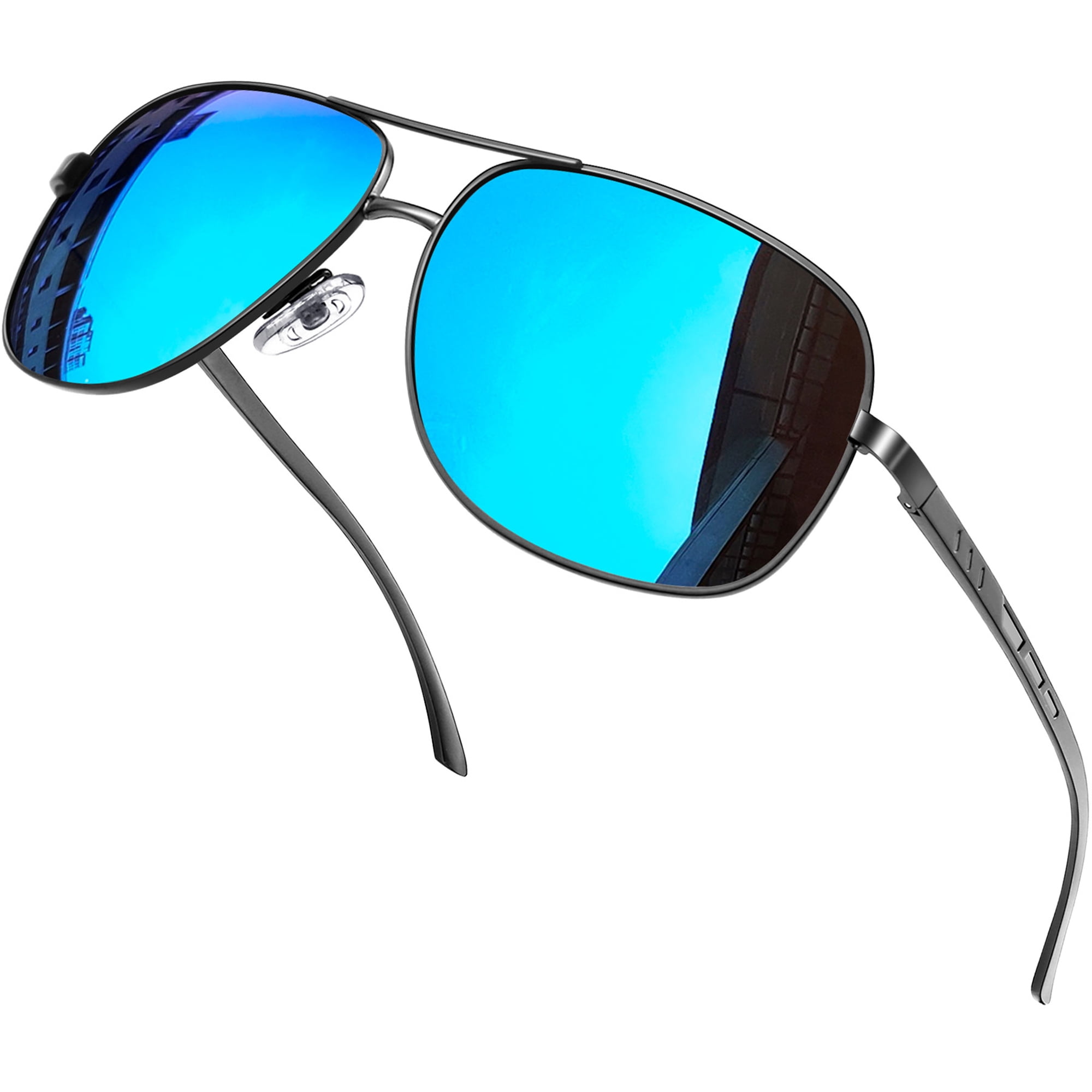 Kanastal Rectangle Sunglasses Classic Military Shades for Men Women ...