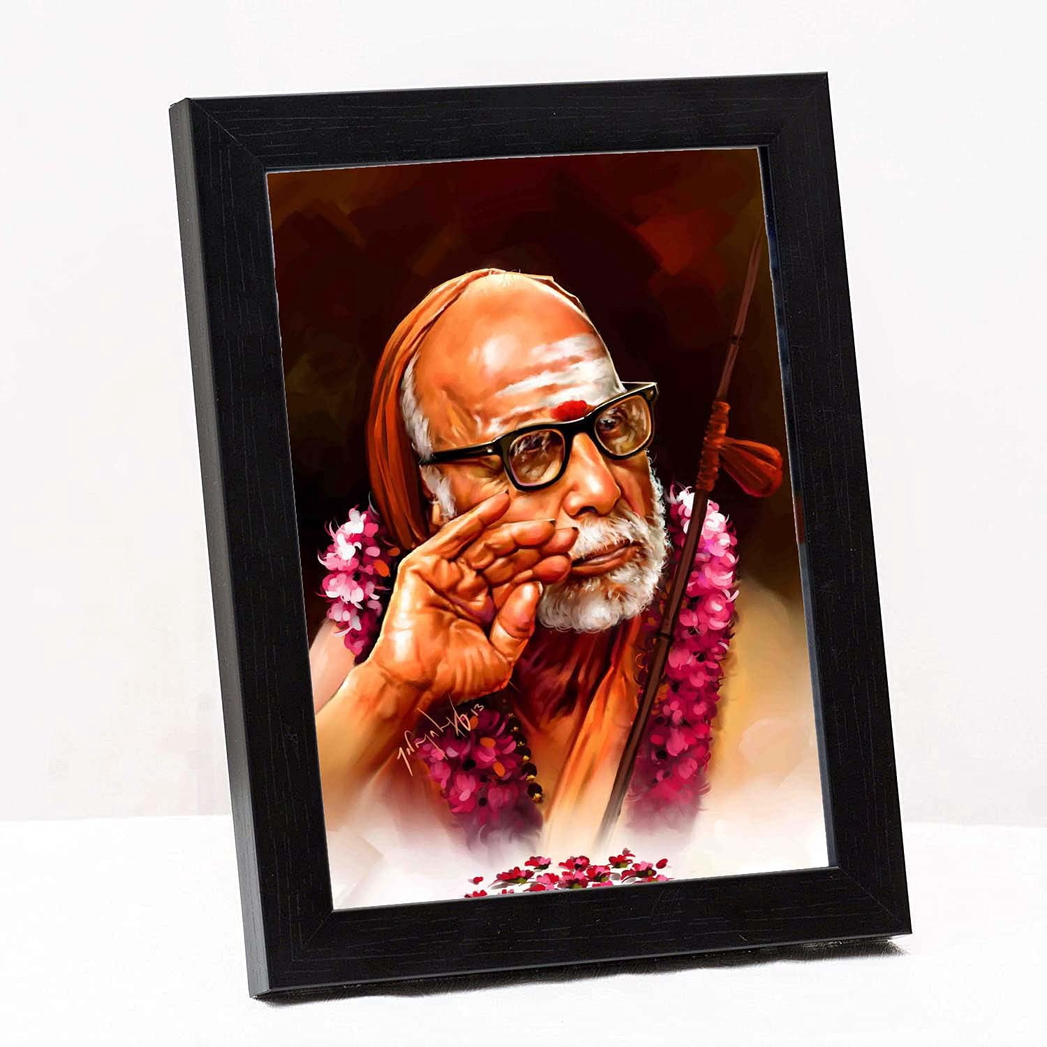 Kanchi Mahaperiyava Ji Photo Frame Jagadguru Shri Chandrasekharendra ...