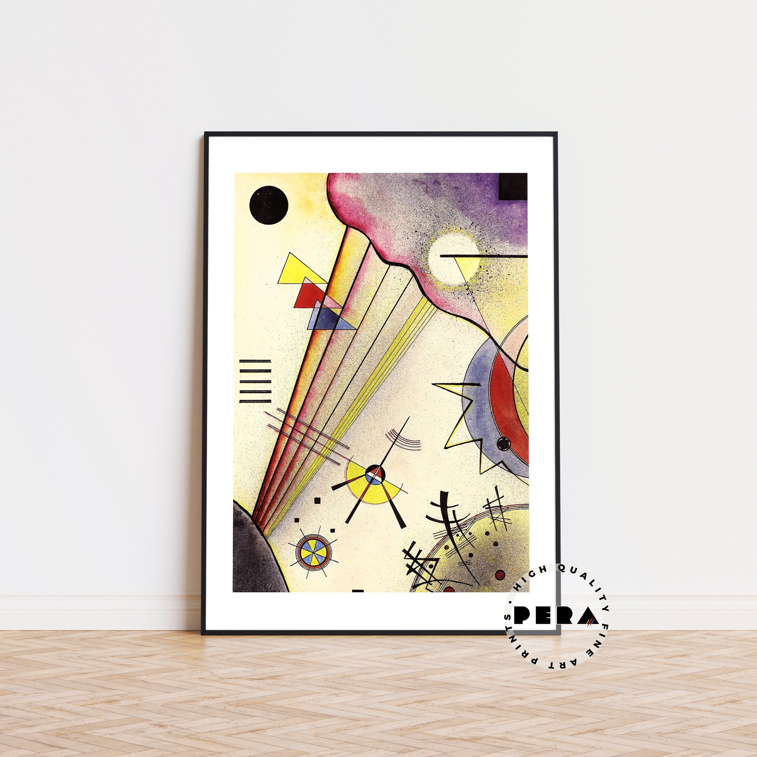 Kandinsky - Clear Connection, Wassily Kandinsky Print, Exhibition ...