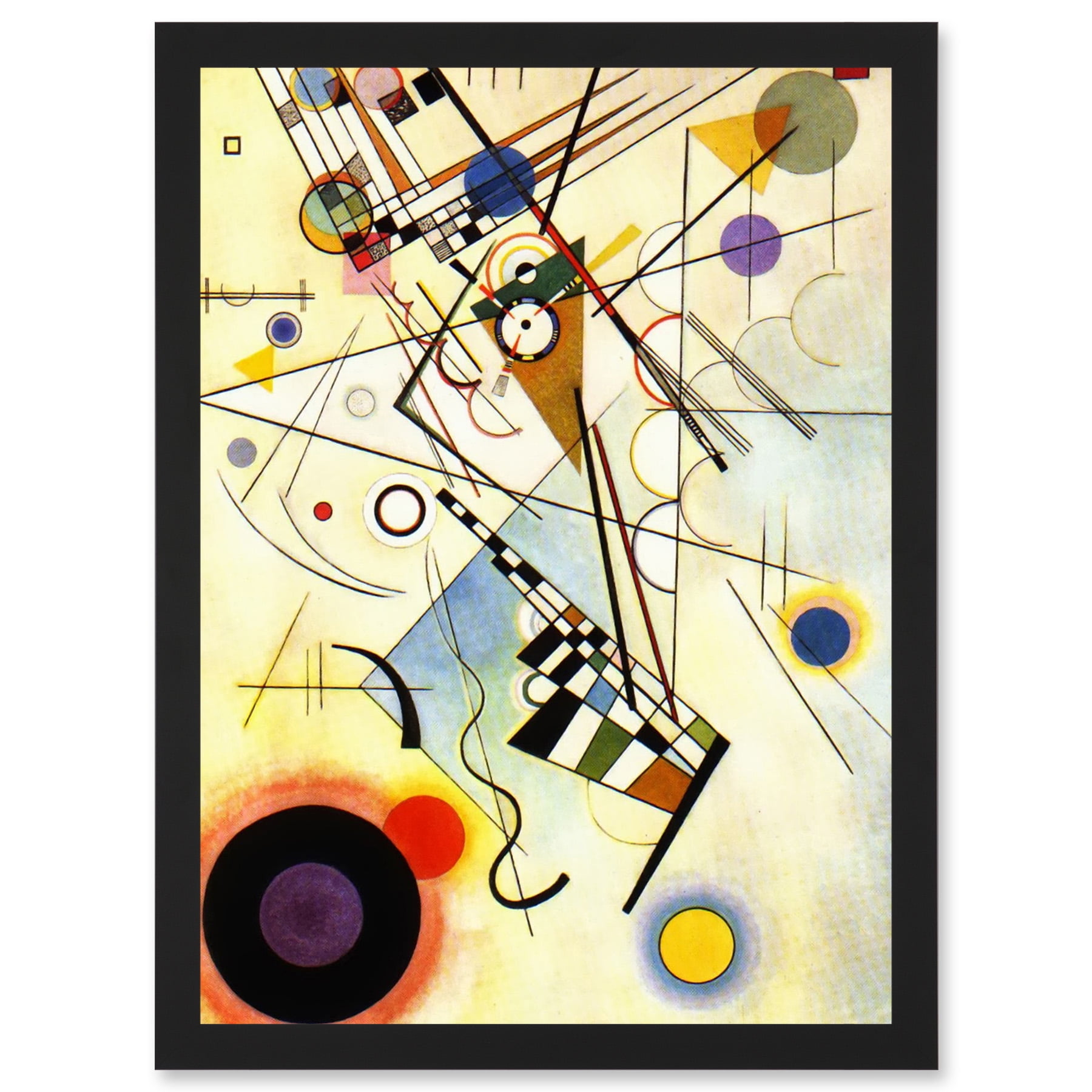 Kandinsky Composition VIII A4 Artwork Framed Wall Art Print - Walmart.com