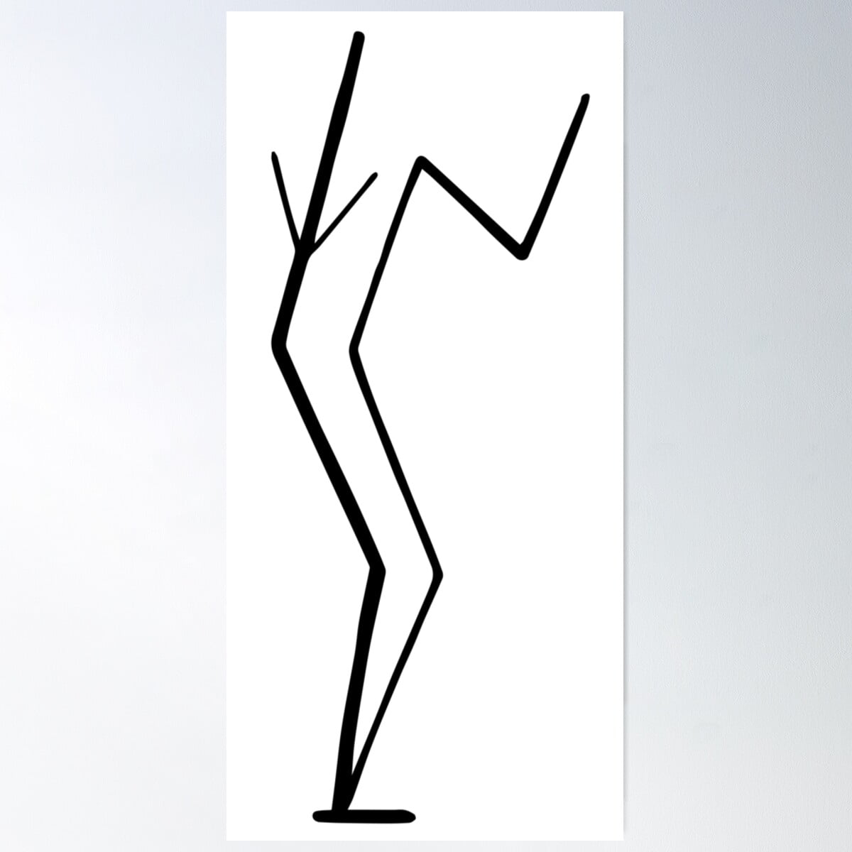 Kandinsky Dance Curves 4 Poster Wall Art, Modern Wall Decor For Living ...