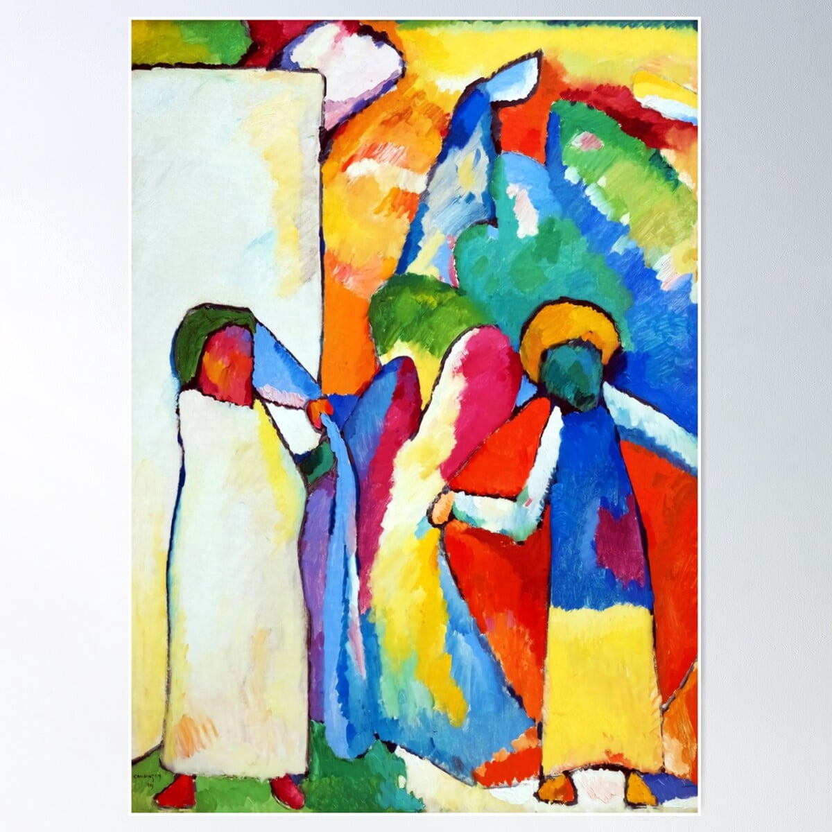 Kandinsky Improvisation Vi Poster Wall Art, Modern Wall Decor For ...
