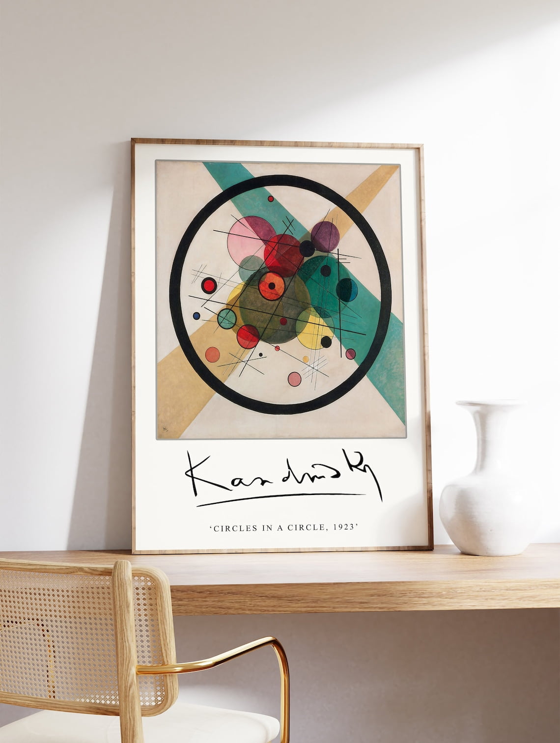 Kandinsky Poster, Kandinsky Exhibition Print, Kandinsky Art, Circles In ...