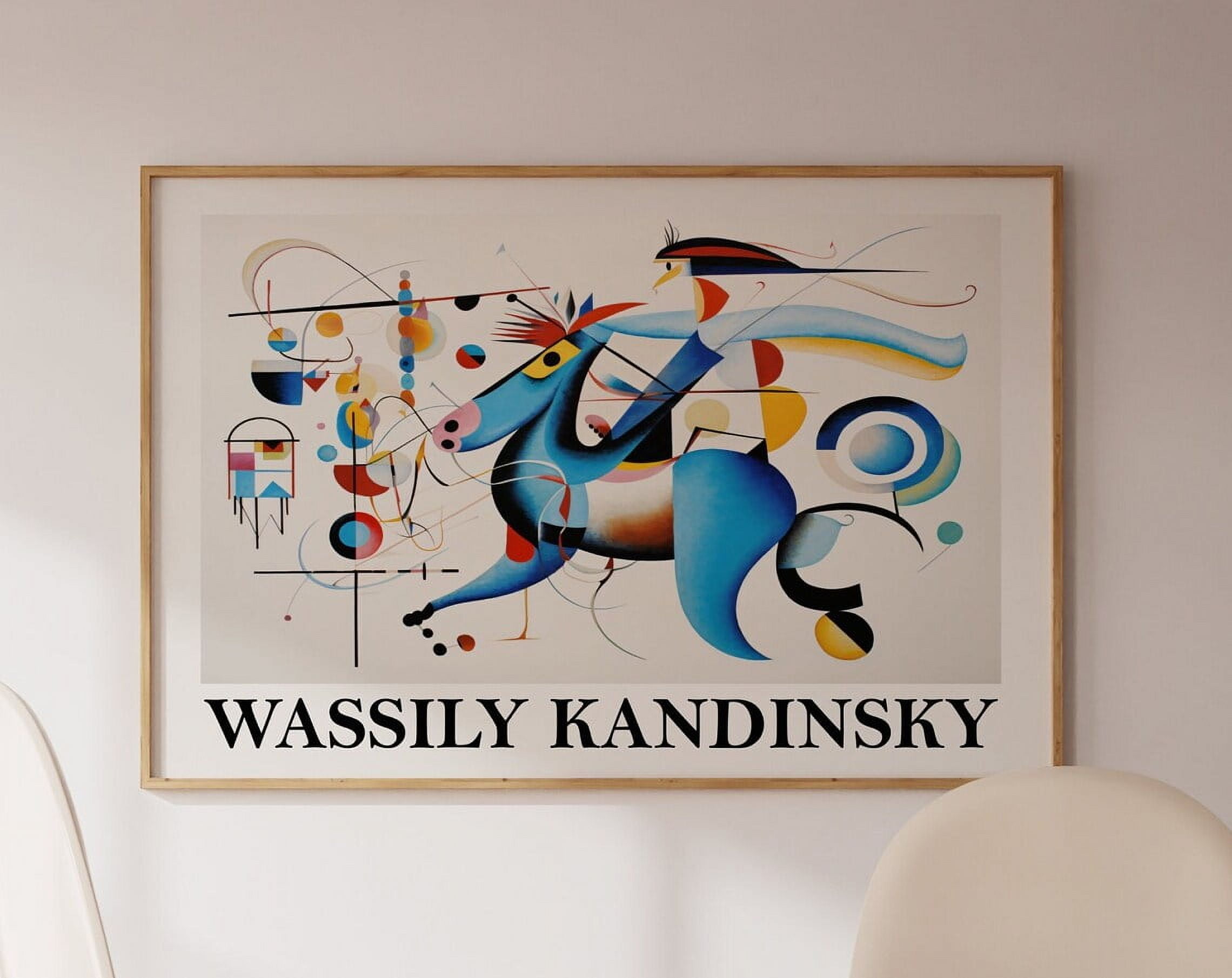 Kandinsky Poster - Modern Kandinsky Print - Abstract Wassily Kandinsky ...