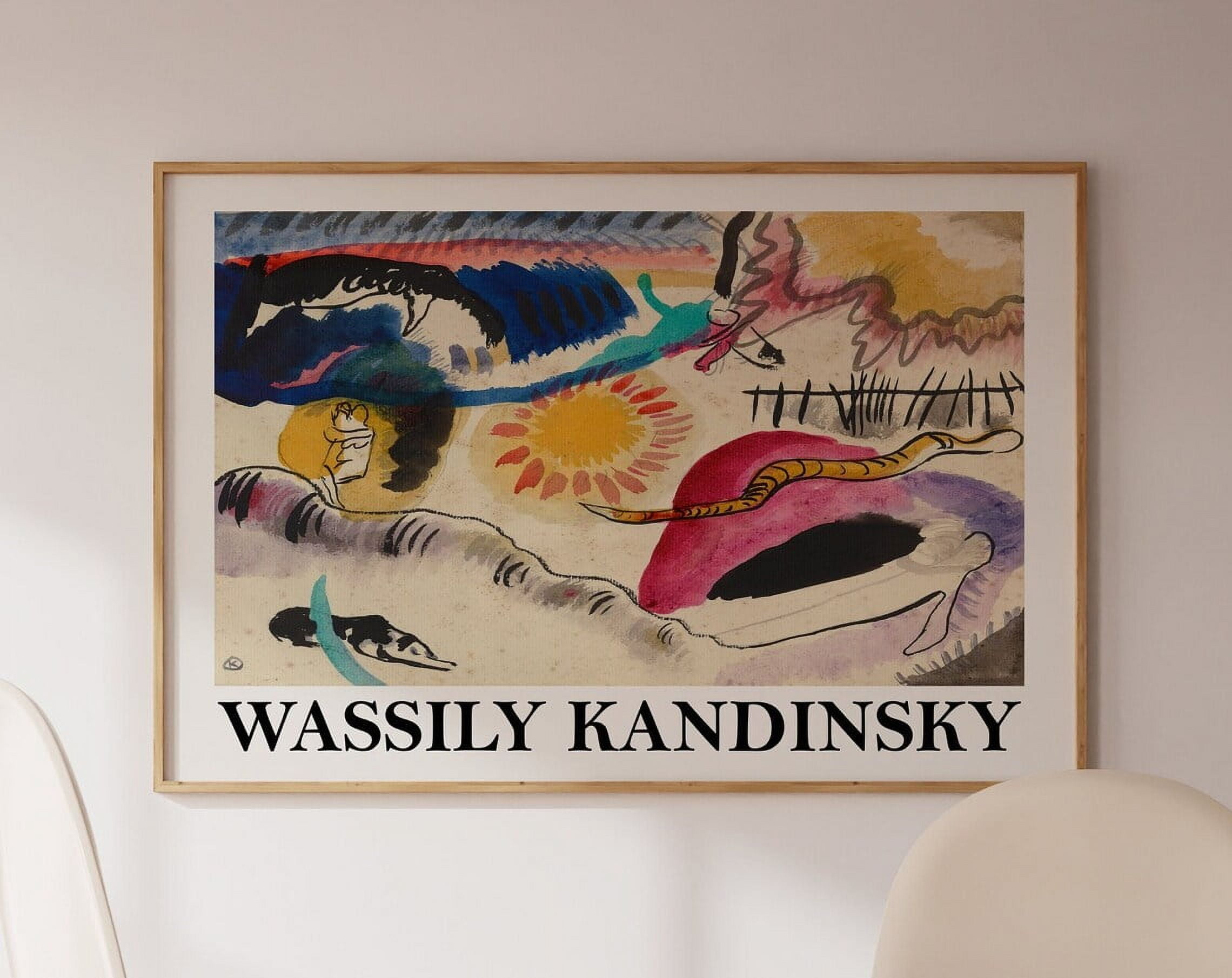 Kandinsky Poster - Modern Kandinsky Print - Abstract Wassily Kandinsky ...