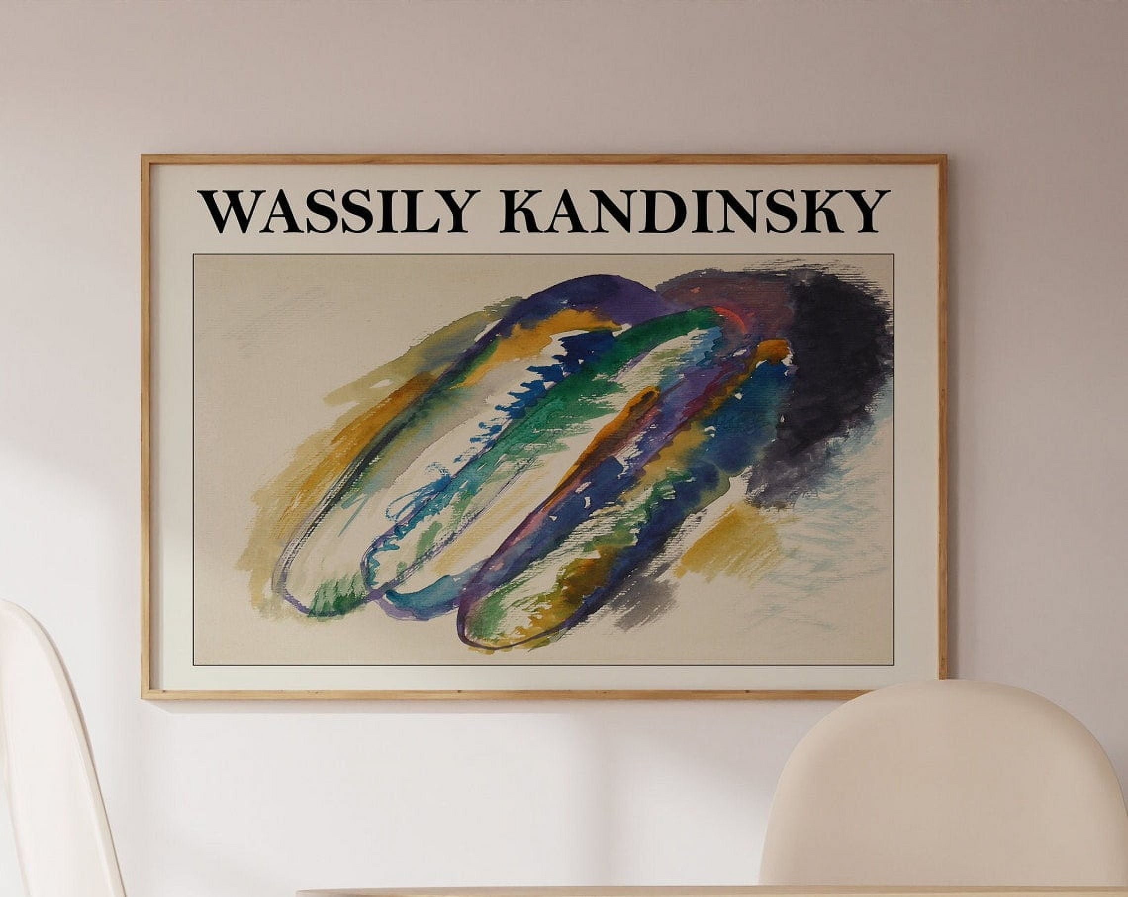 Kandinsky Poster - Modern Kandinsky Print - Abstract Wassily Kandinsky ...