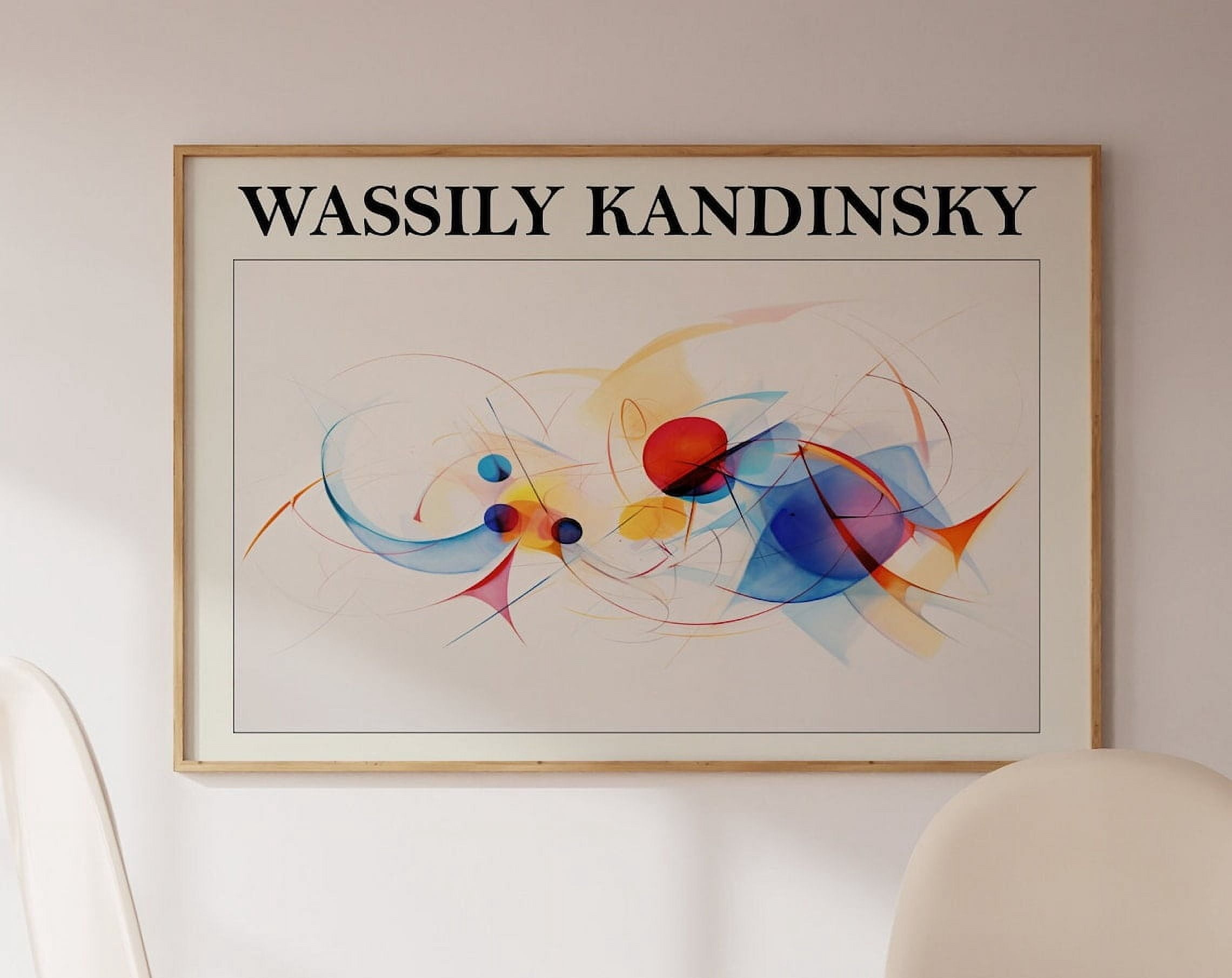 Kandinsky Poster - Modern Kandinsky Print - Abstract Wassily Kandinsky ...