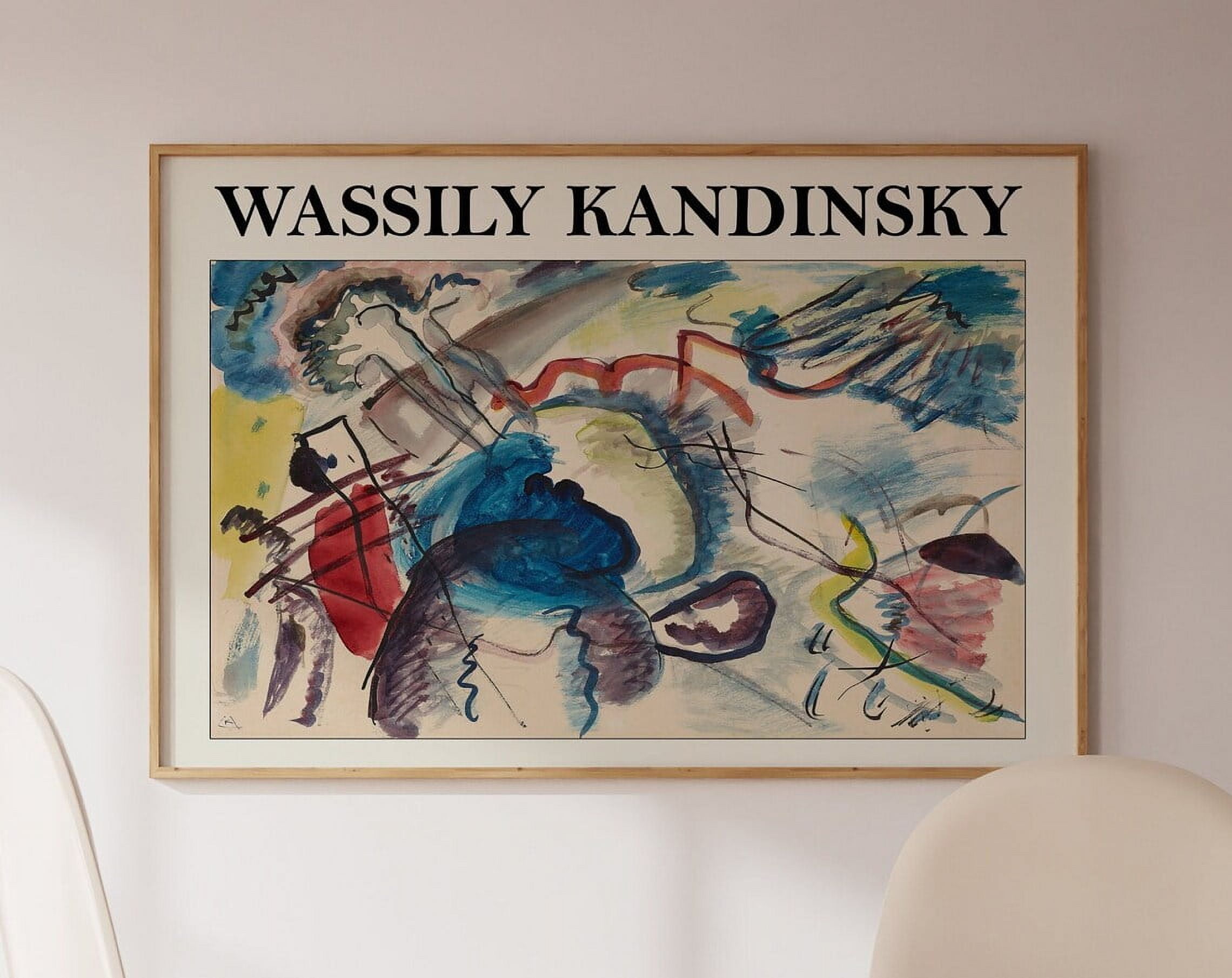 Kandinsky Poster - Modern Kandinsky Print - Abstract Wassily Kandinsky ...