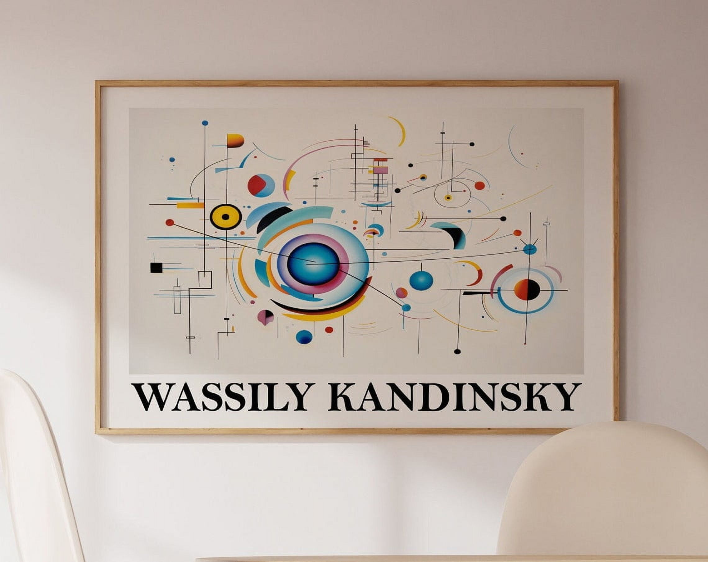 Kandinsky Poster - Modern Kandinsky Print - Abstract Wassily Kandinsky ...