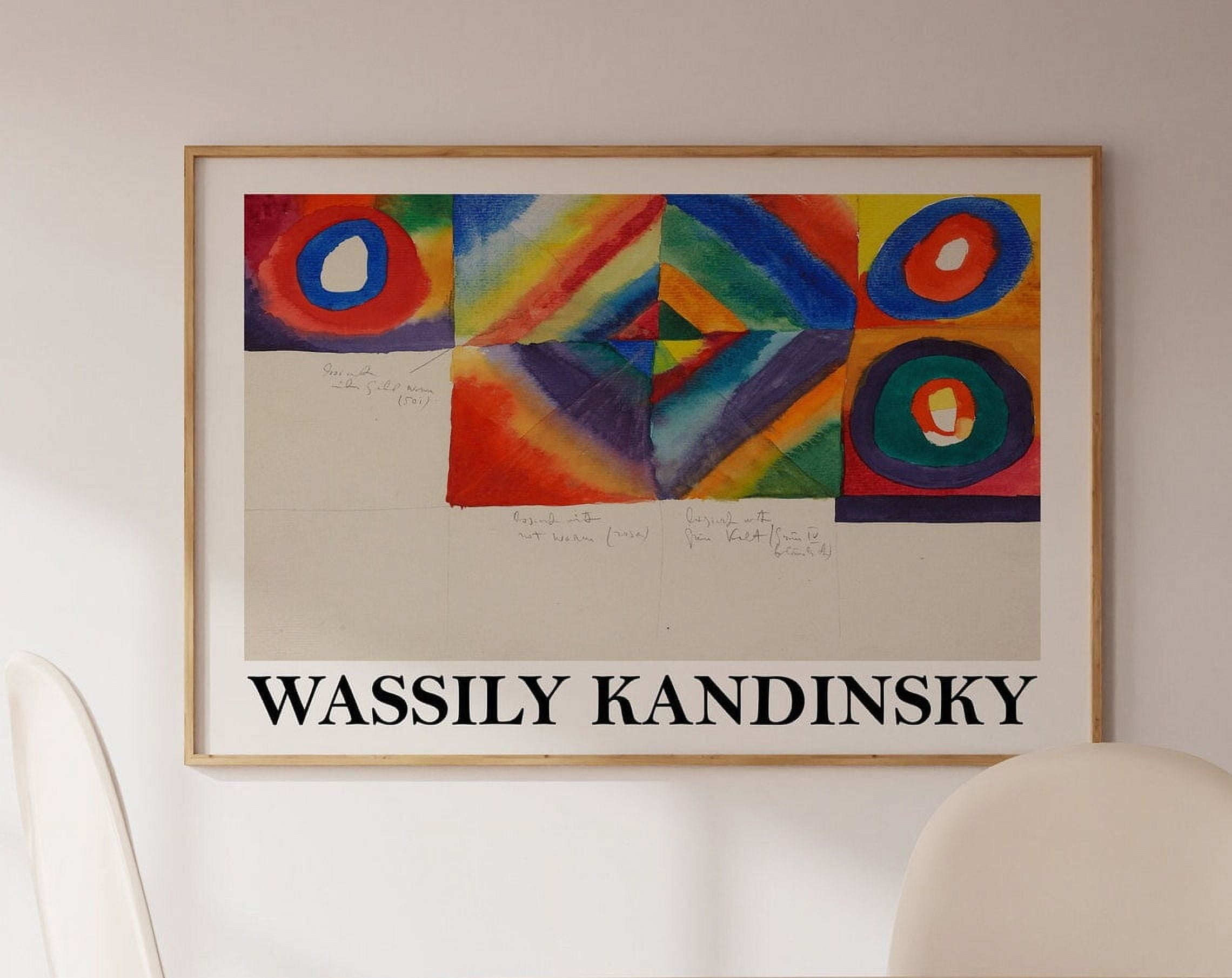 Kandinsky Poster - Modern Kandinsky Print - Abstract Wassily Kandinsky ...