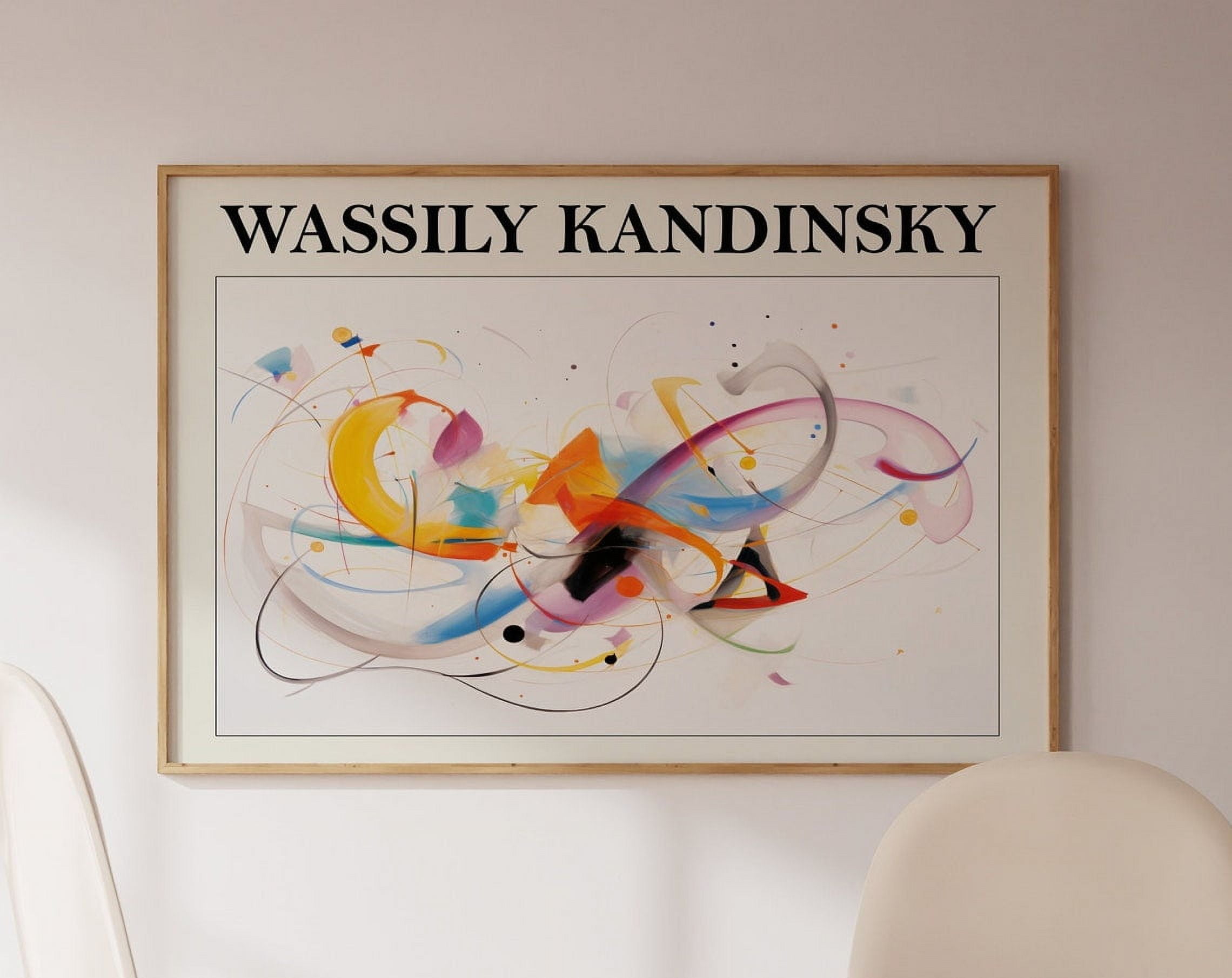 Kandinsky Poster - Modern Kandinsky Print - Abstract Wassily Kandinsky ...