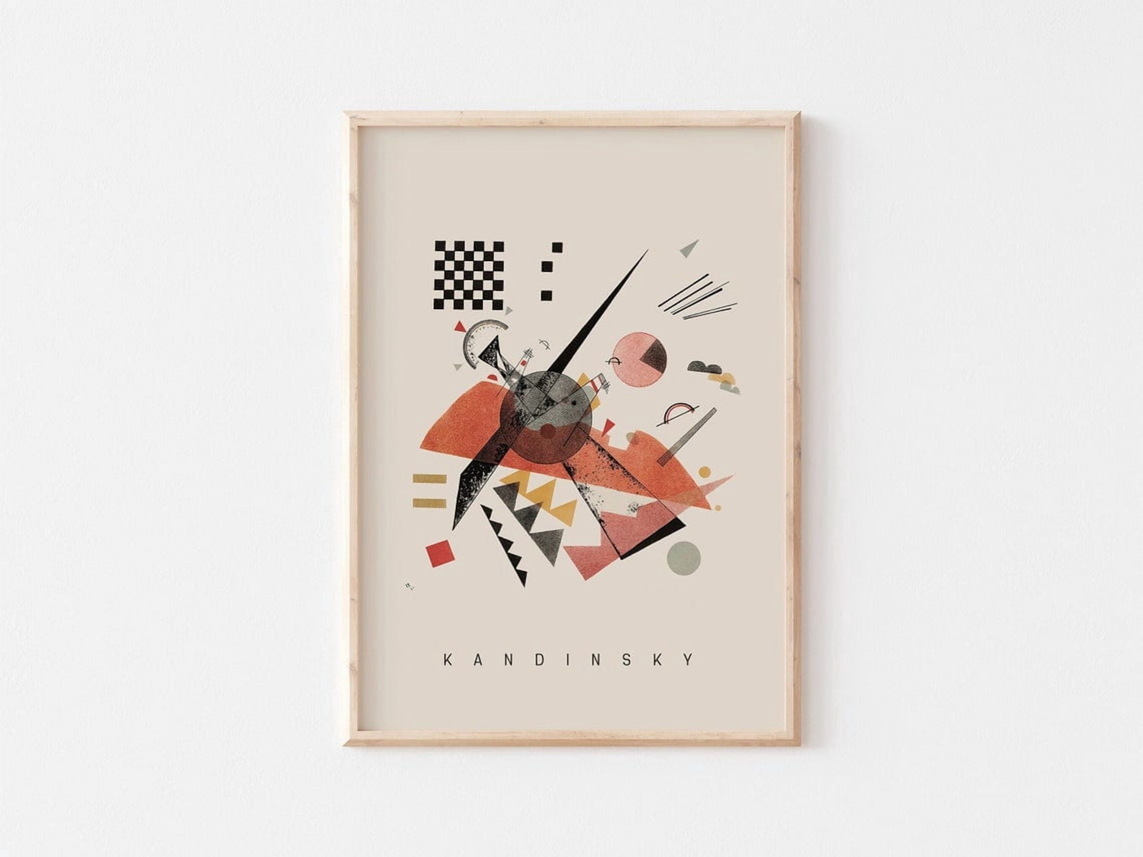 Kandinsky Print, Museum Exhibition Poster, Modern Abstract Wall Art ...