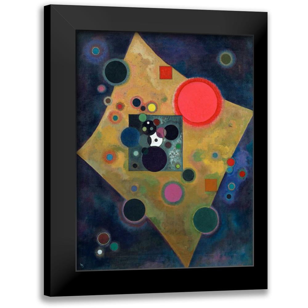 Kandinsky, Wassily 19x24 Black Modern Framed Museum Art Print Titled ...