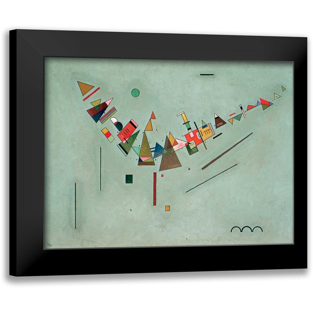 Kandinsky, Wassily 24x19 Black Modern Framed Museum Art Print Titled ...
