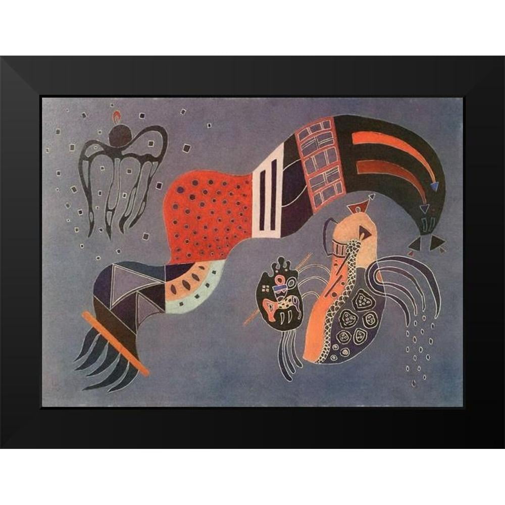 Kandinsky, Wassily 24x19 Black Modern Framed Museum Art Print Titled ...