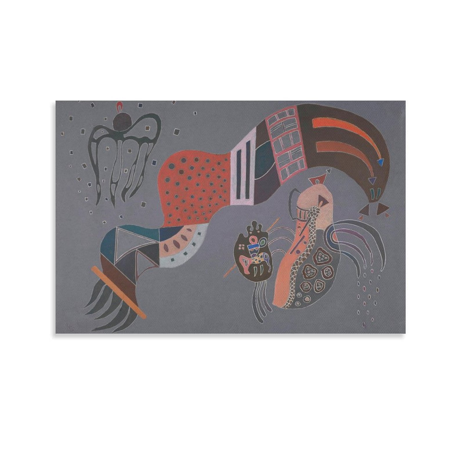 Kandinsky Wassily Moderate Momentum Wall Decoration Painting Room ...