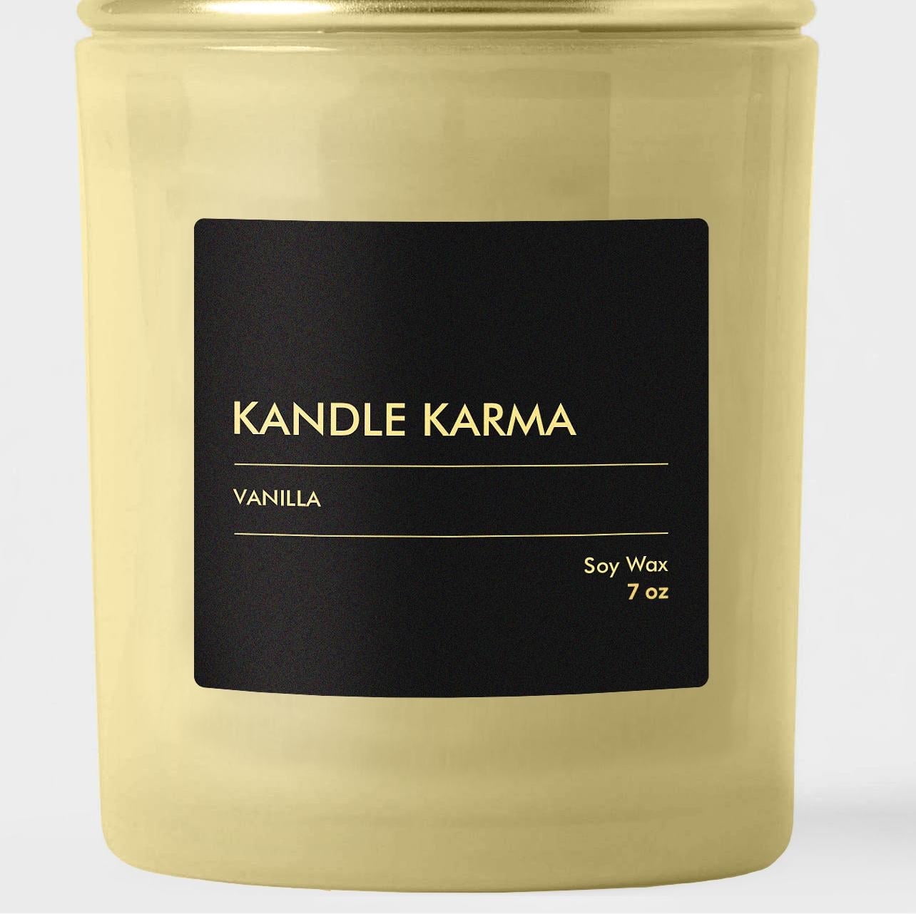 Kandle Karma Vanilla Scented Soy Wax Candle (200g/7oz) - Walmart.com