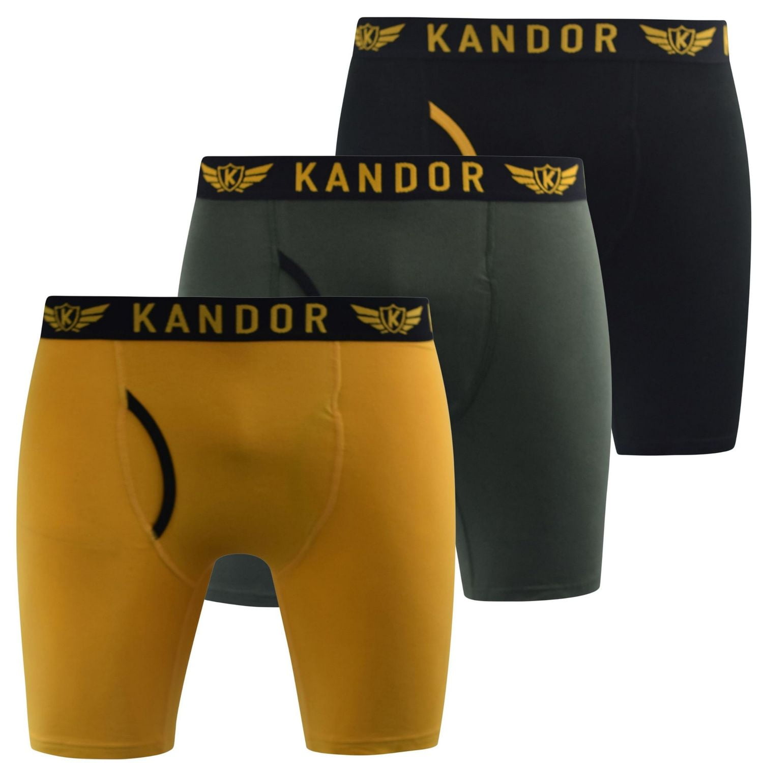 Kandor Mens Trunken Boxer Shorts (Pack of 3) - Walmart.com