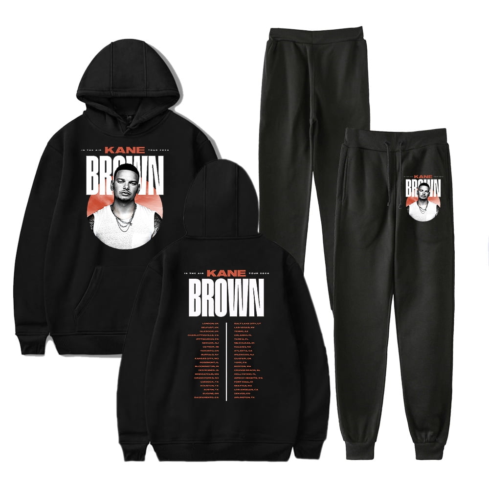 Kane Brown IN THE AIR TOUR Merch concert 2024 Hoodie and SWEATPANTS set ...