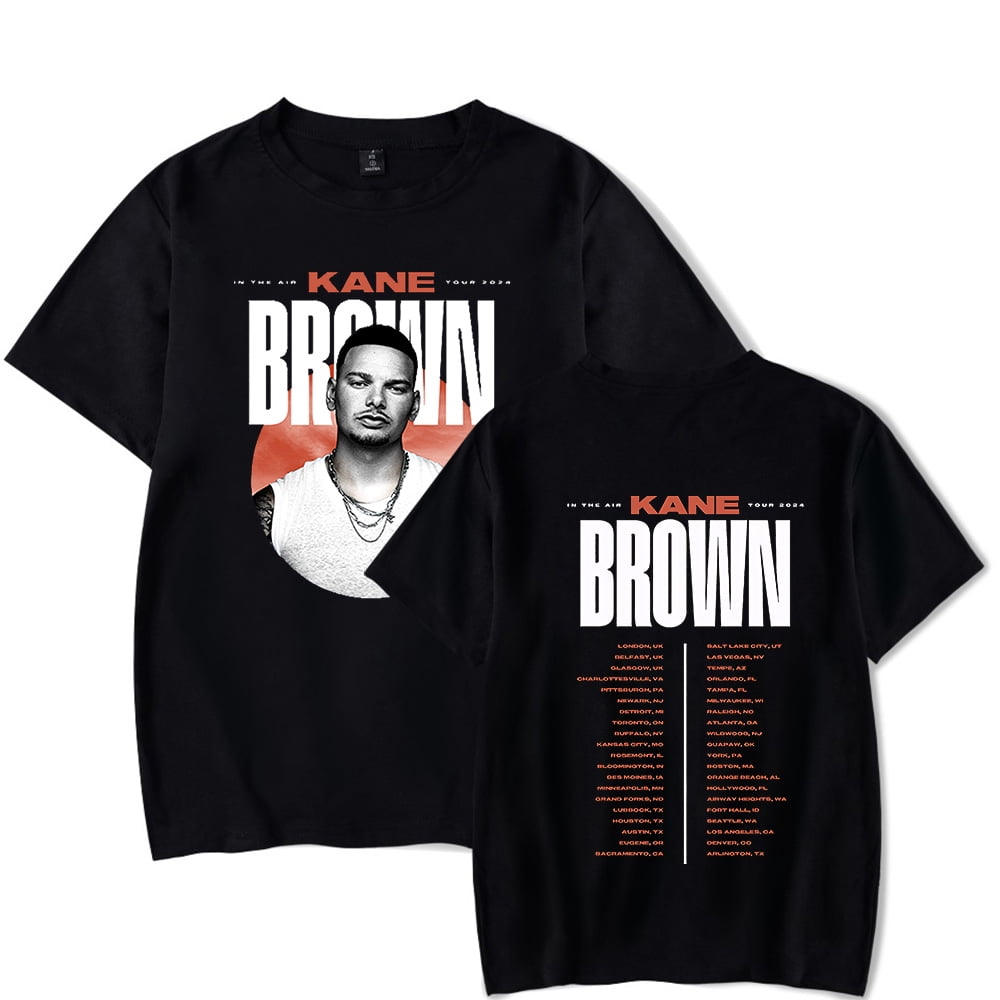 Kane Brown T-shirts IN THE AIR TOUR 2024 concert Merch print Unisex ...